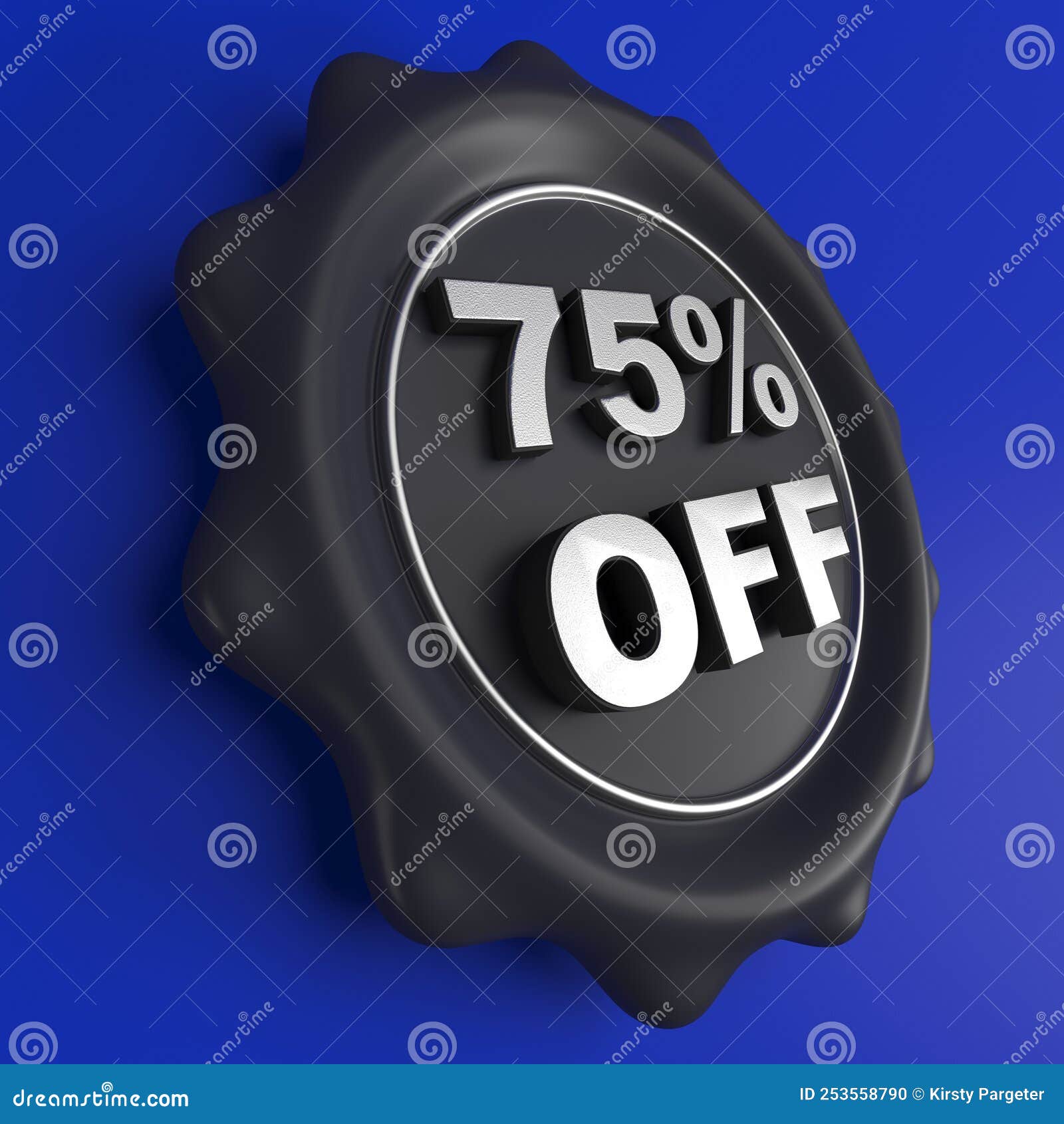 Discount Sale Wax Seal stock illustration. Illustration of alphabet ...