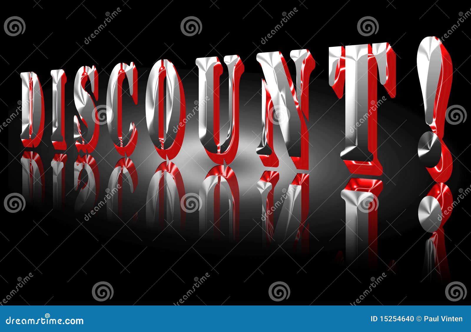 Discount sign stock illustration. Illustration of lettering - 15254640