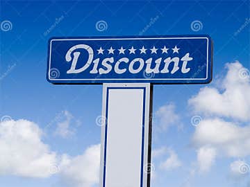 Discount Sign stock image. Image of communication, notice - 4733555