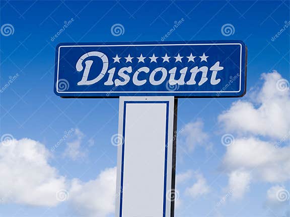 Discount Sign stock image. Image of communication, notice - 4733555