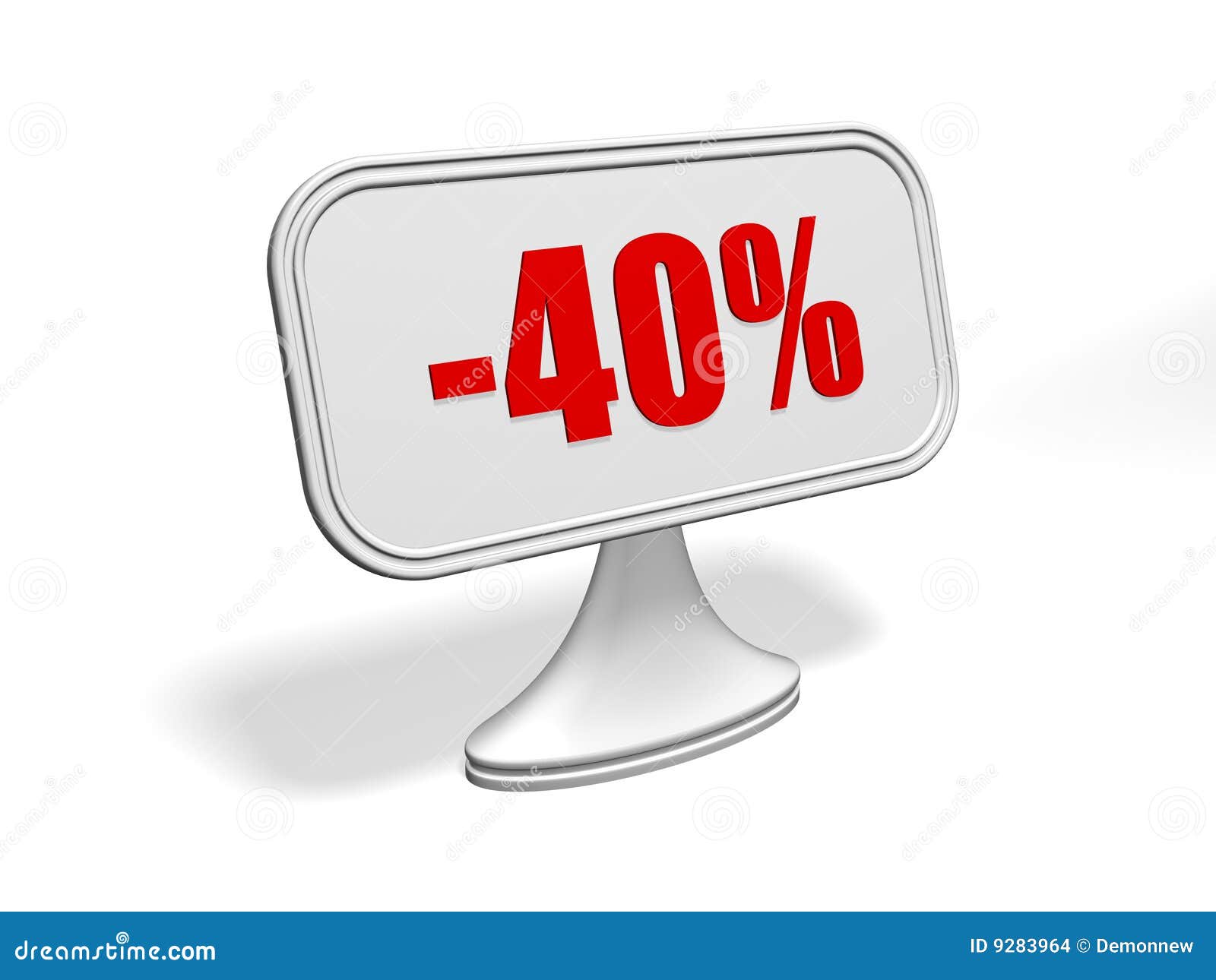 Discount sign stock illustration. Illustration of percent - 9283964