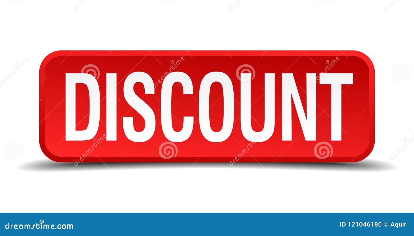 Discount button stock vector. Illustration of design - 121046180