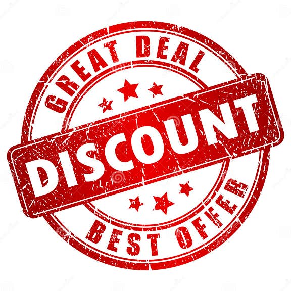 Discount stamp stock vector. Illustration of discount - 33305813