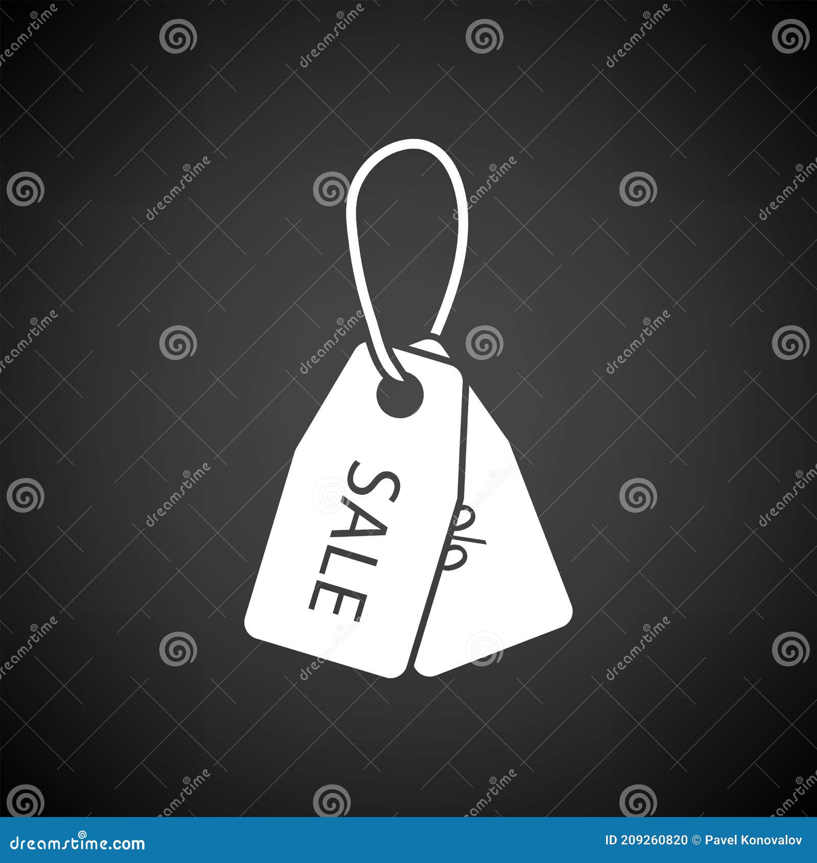 Discount Tags Icon stock vector. Illustration of clearance - 209260820