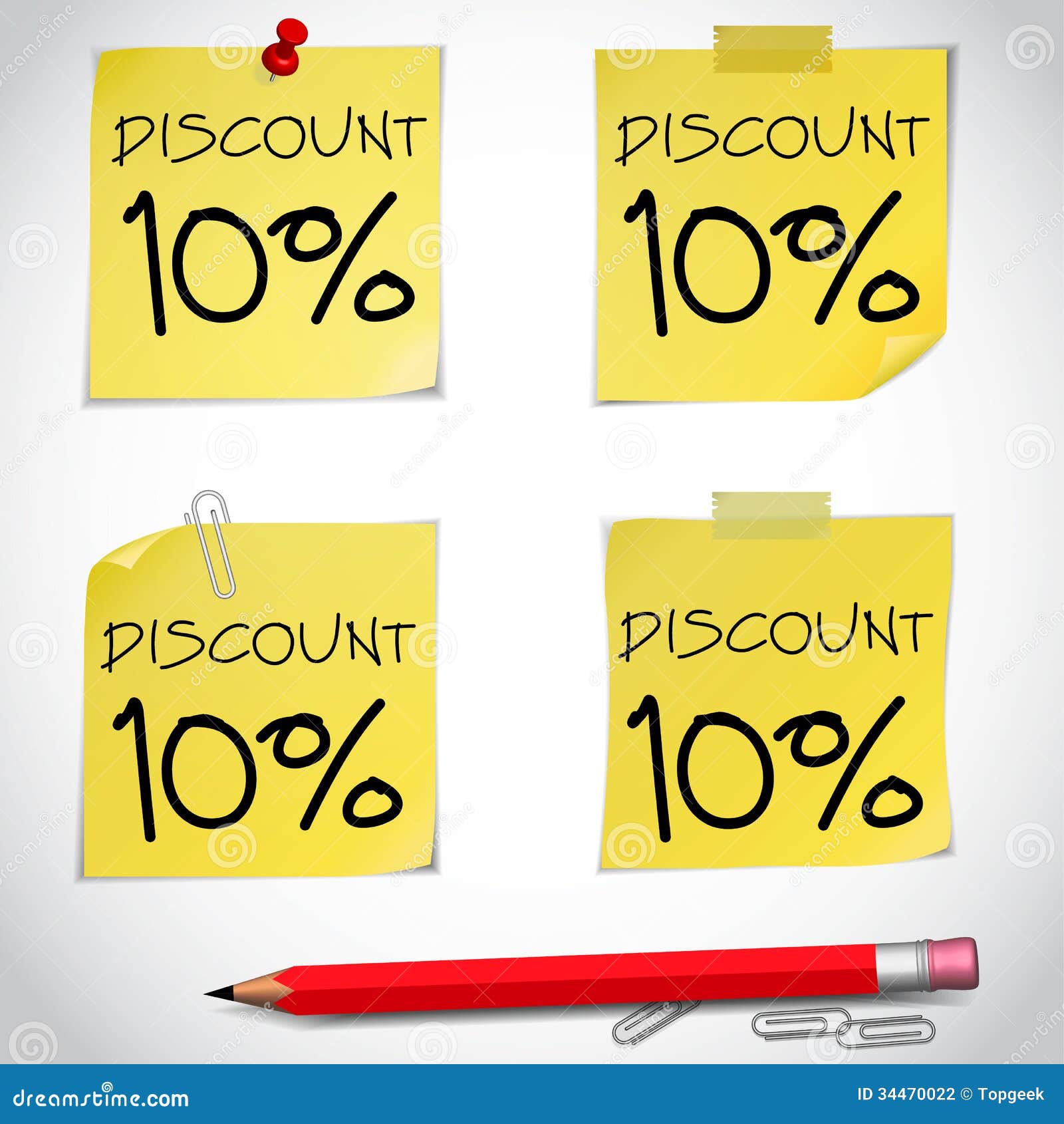 Discount text stock illustration. Illustration of notice - 34470022