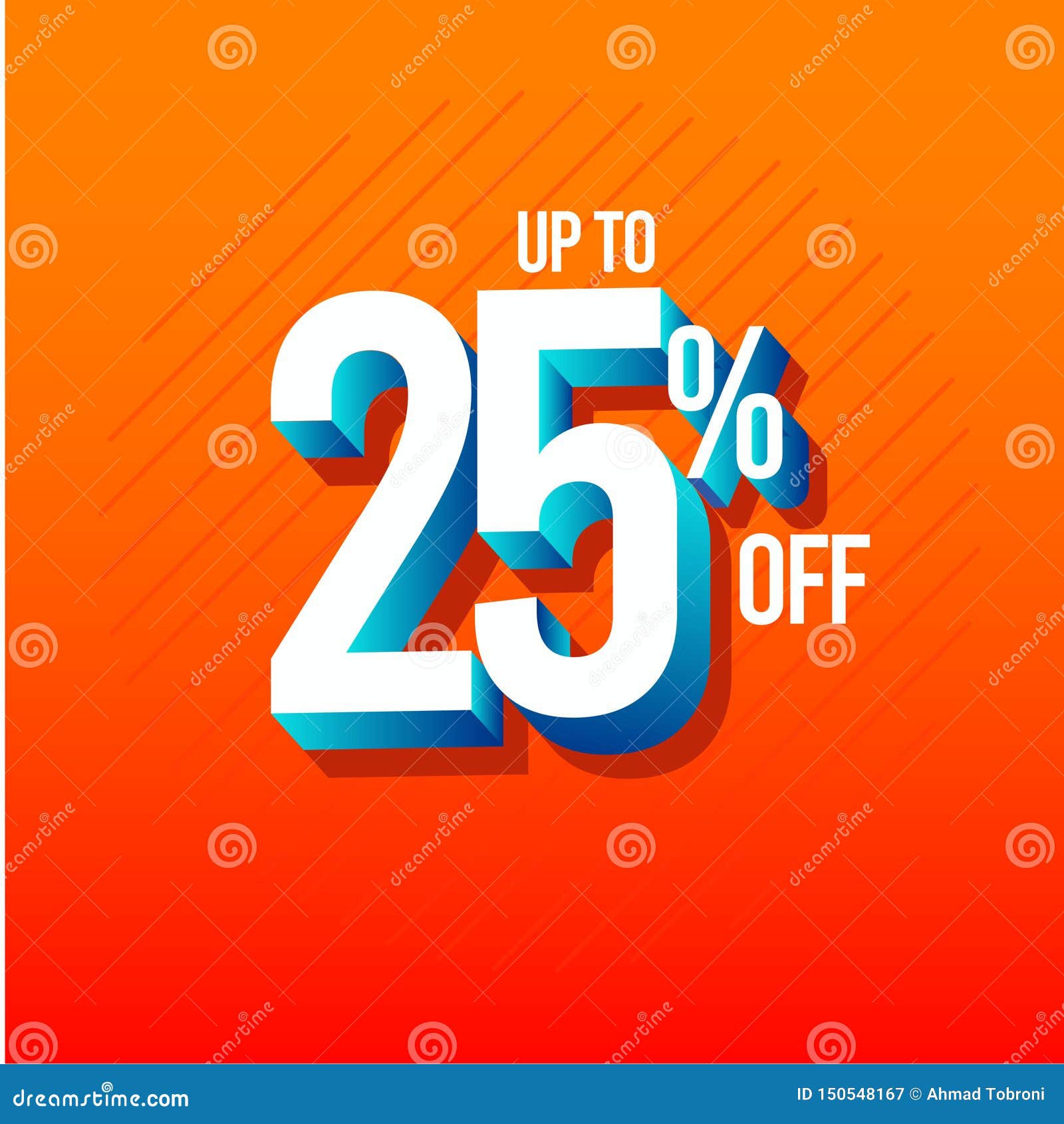 Discount Up To 25 Off Label Vector Template Design Illustration Stock ...