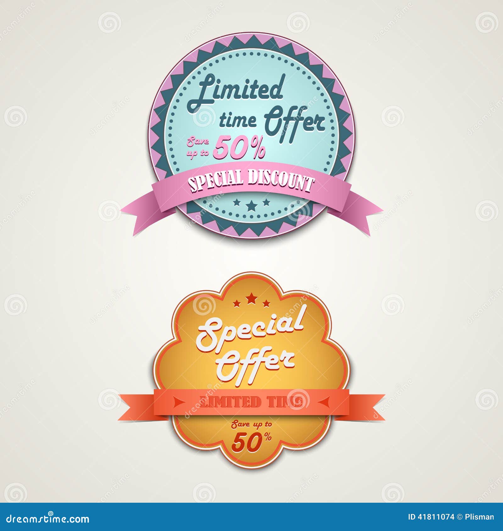 Discount Vintage Retro Design Style Element Stock Vector - Illustration ...