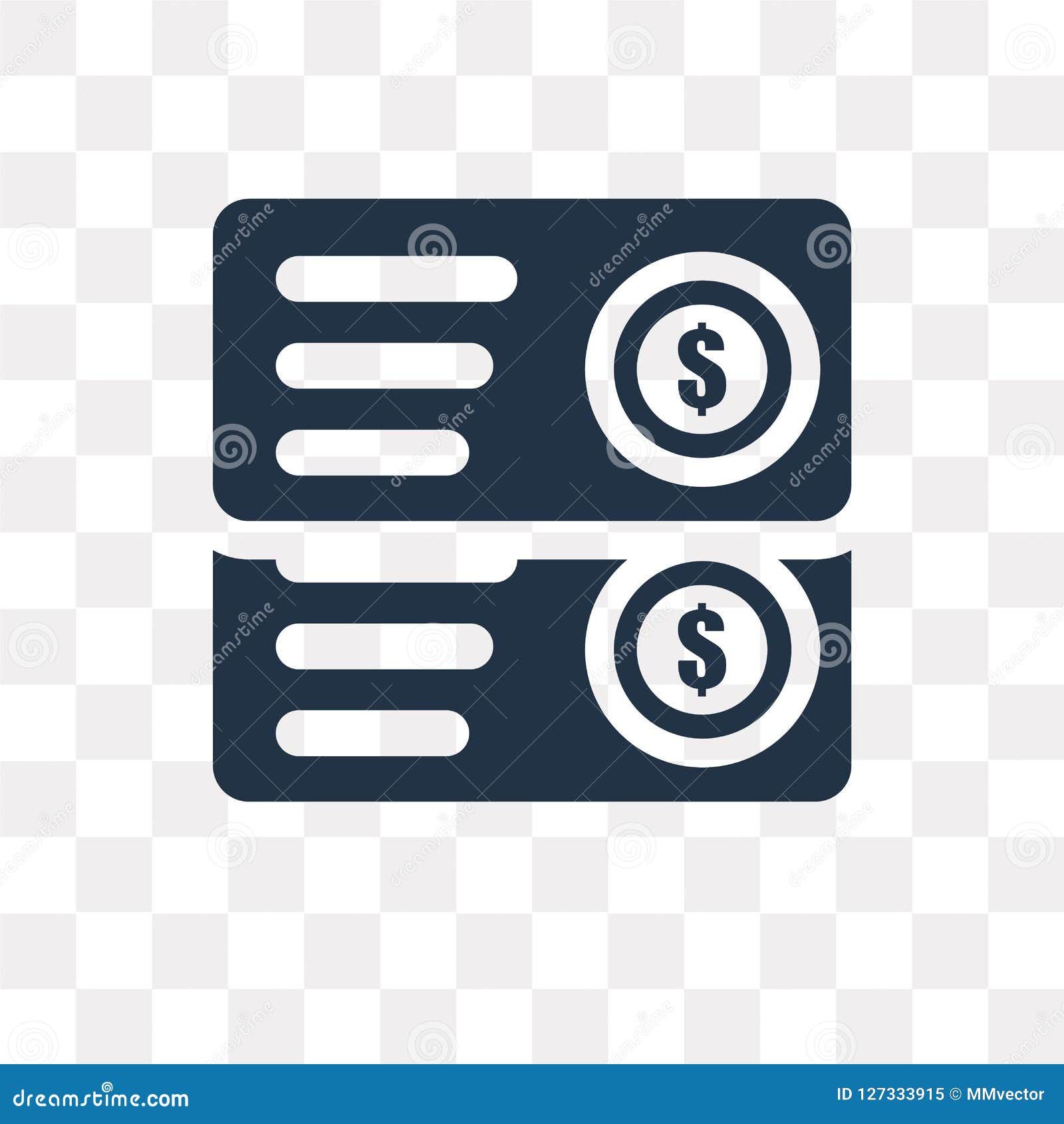 Discount Voucher Vector Icon Isolated on Transparent Background ...