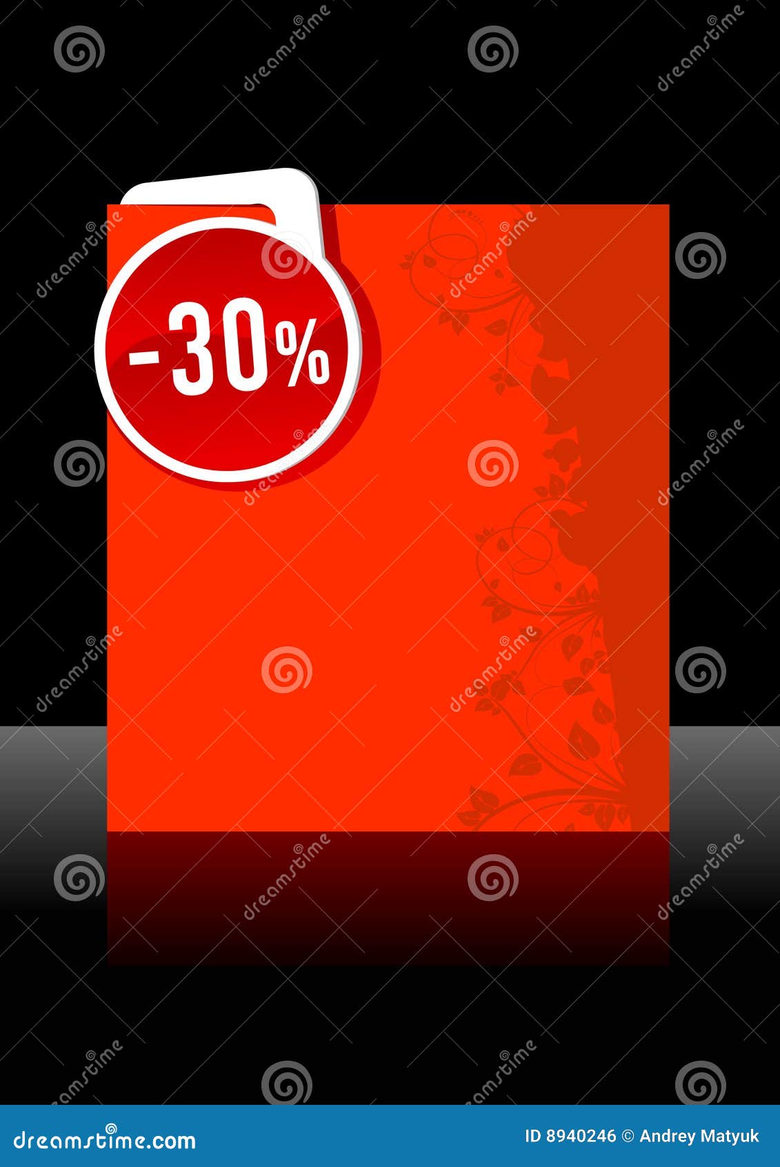Discounts frame stock vector. Illustration of price, clip - 8940246