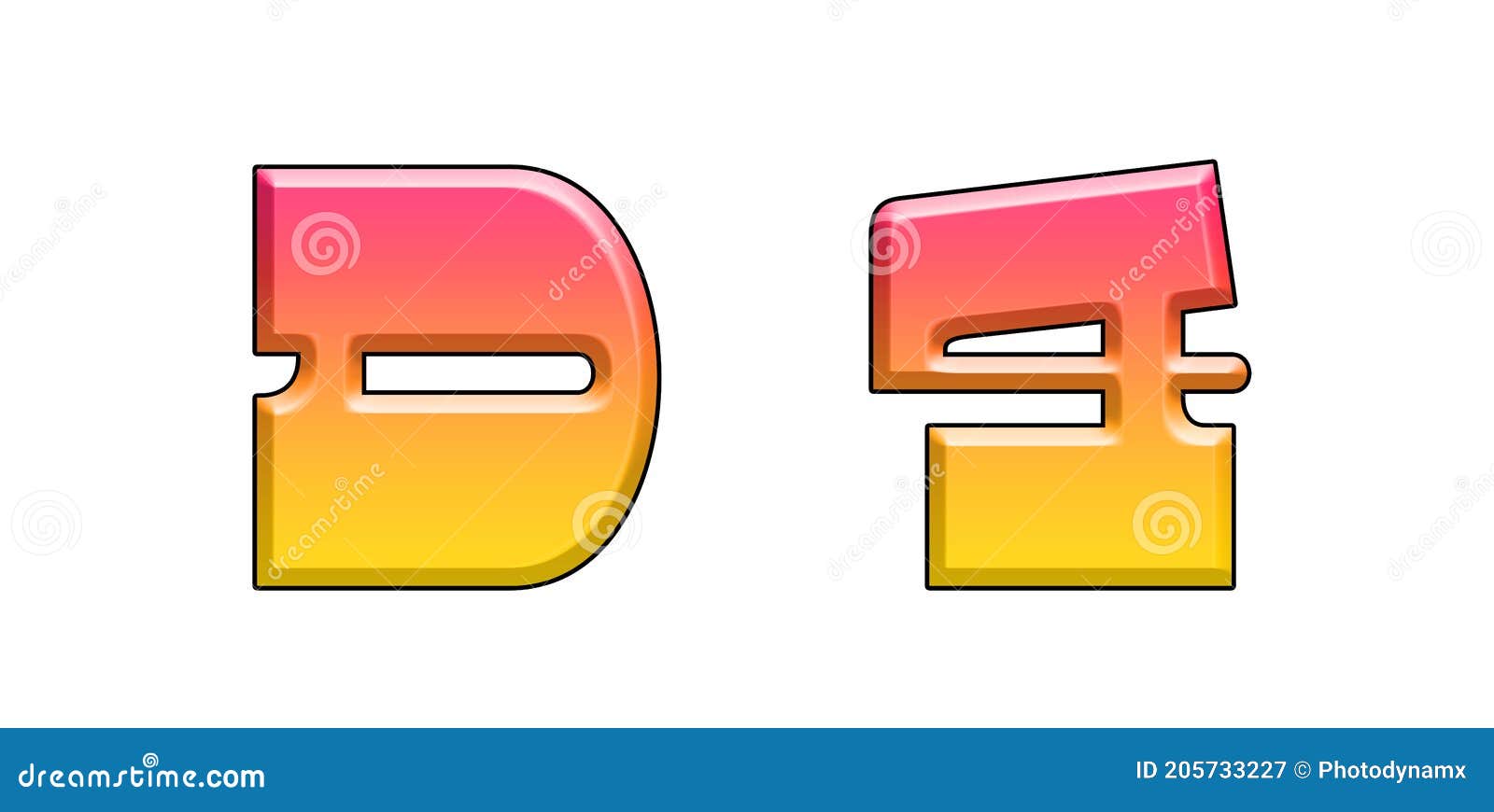 Discourse Fonts Abstract Gradient Sans Serif Alphabet Letters ...