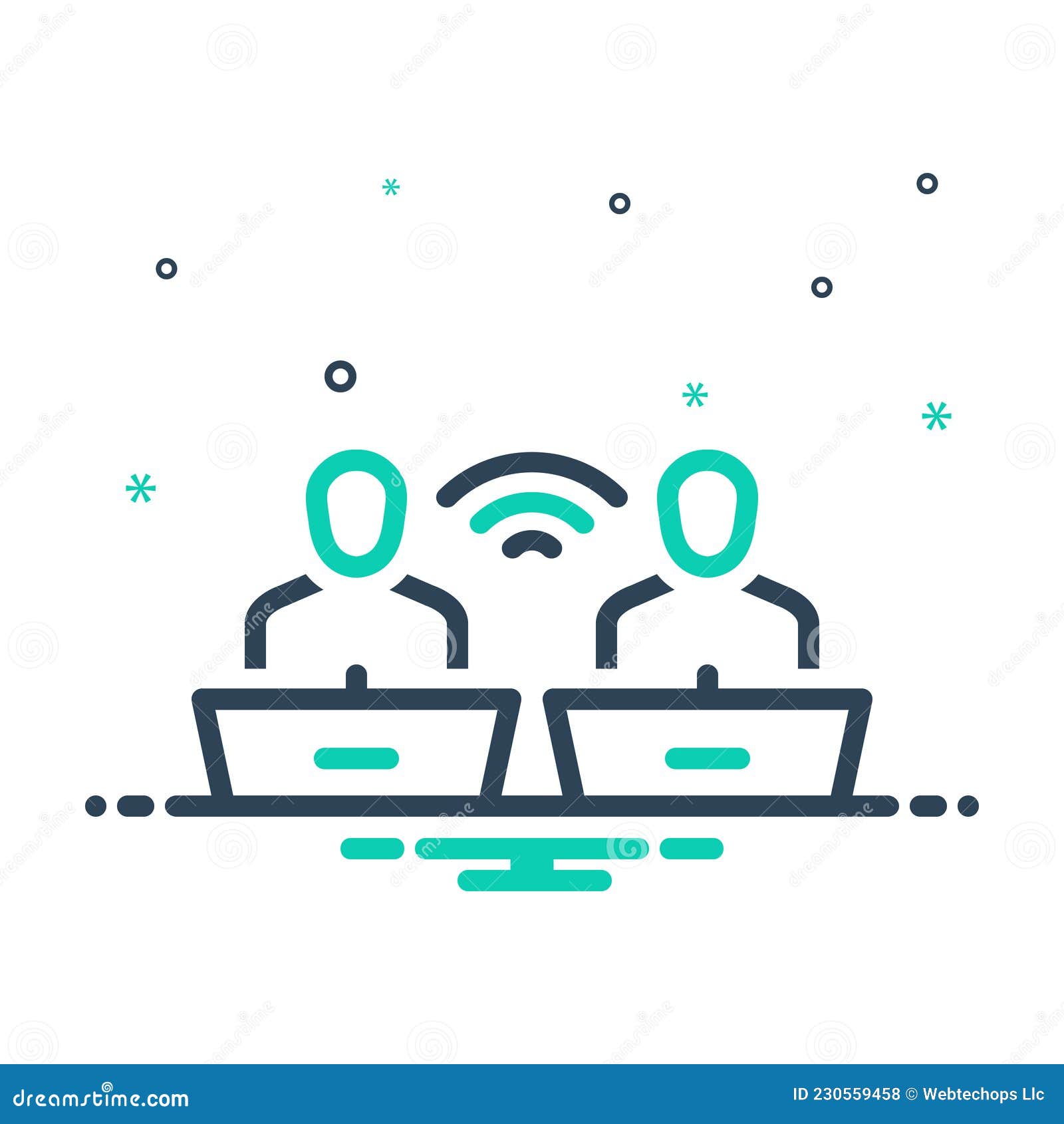 Mix Icon for Discourse, Recitation and Communication Stock Vector ...