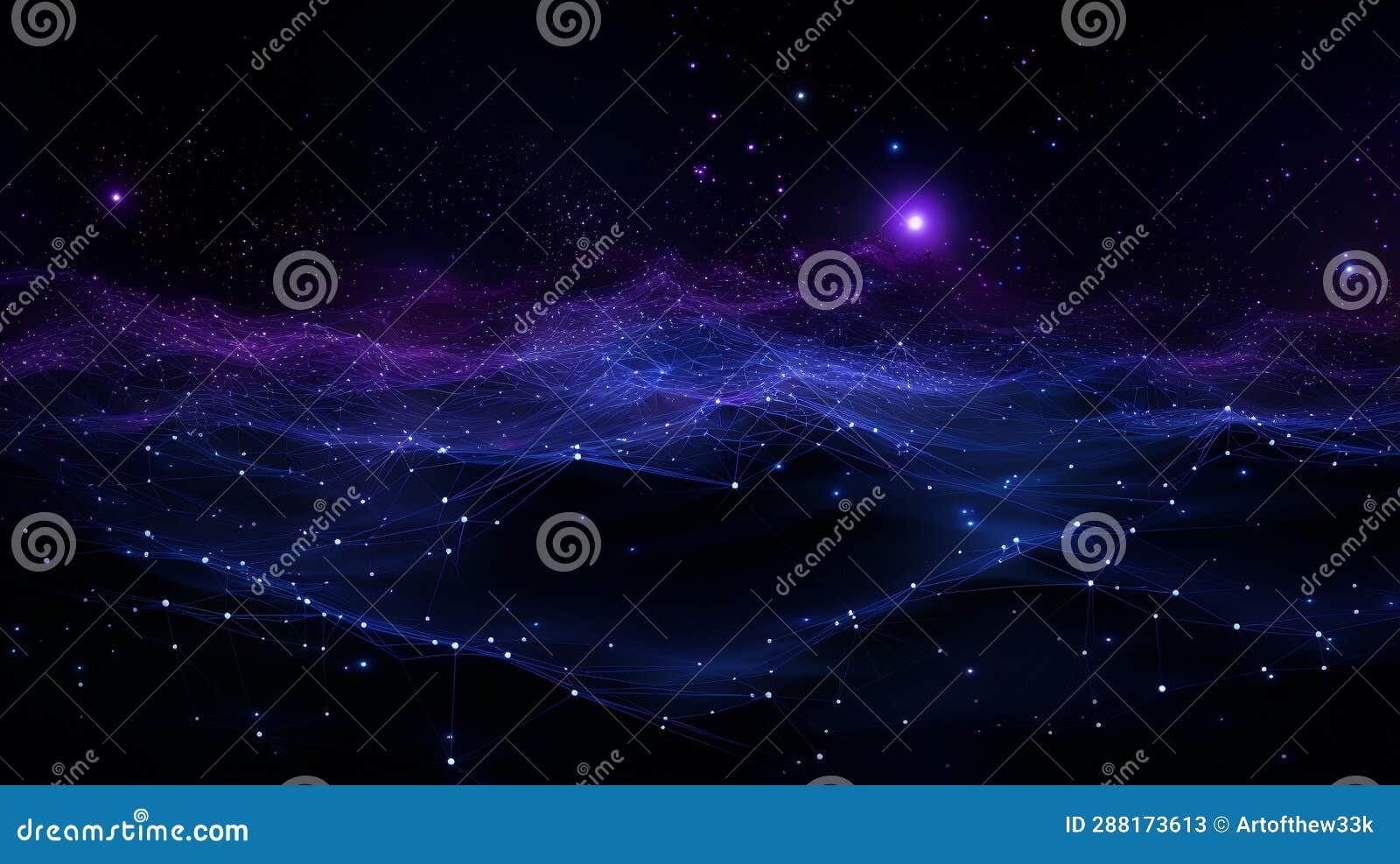 Cosmic Constellations: a Captivating Geometric Star Map Stock ...