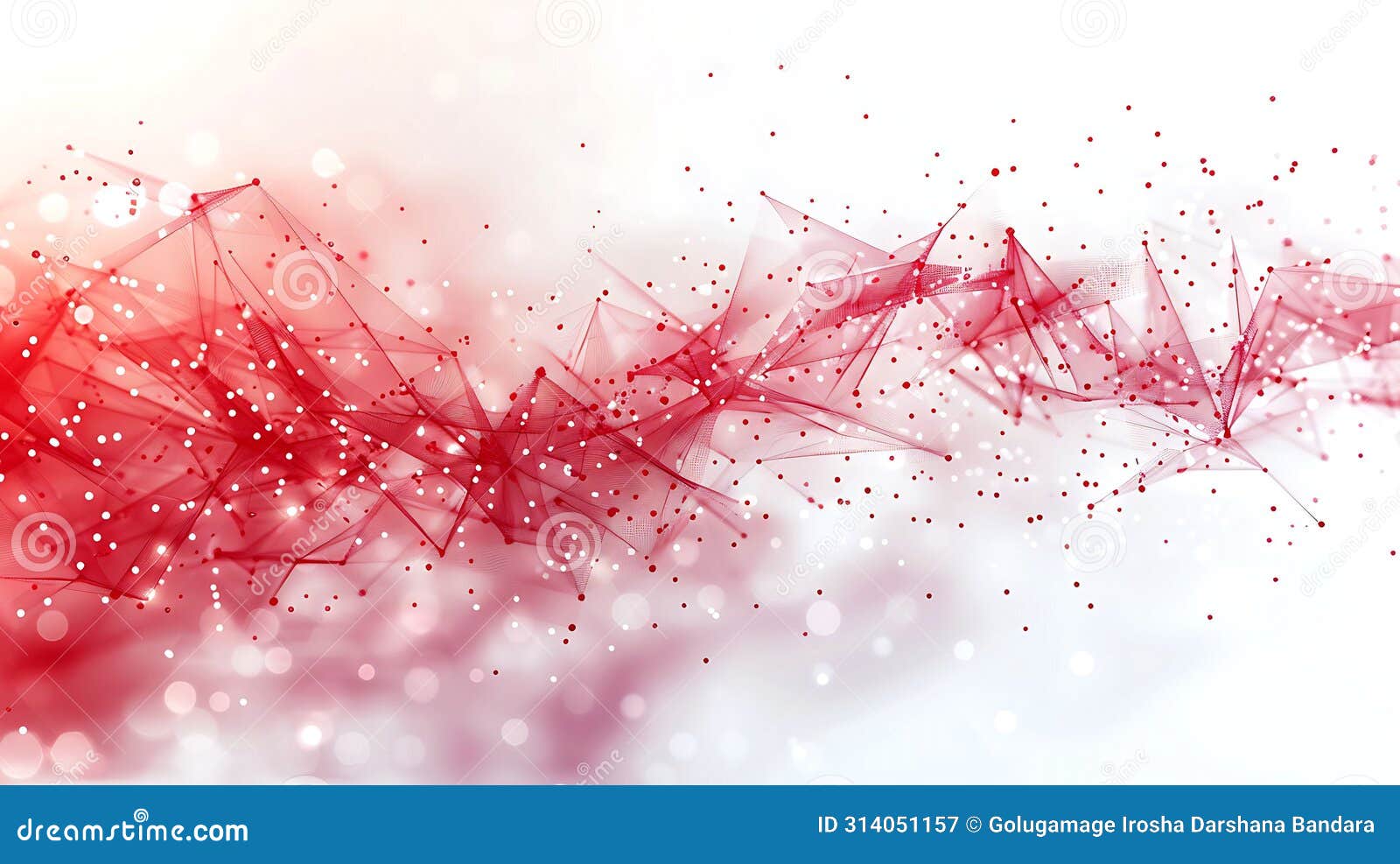 "Abstract Red and White Virtual Network - Design Element for Technology ...