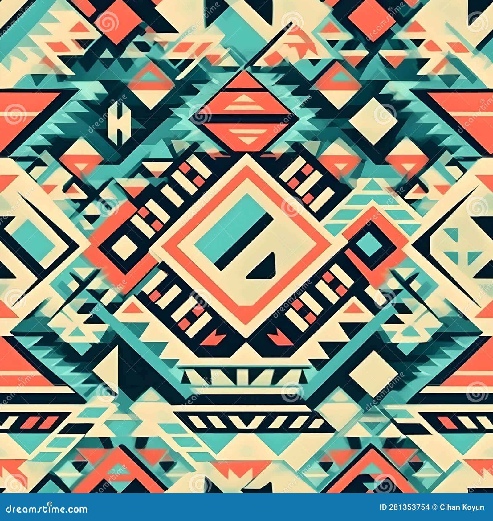 Discover Endless Possibilities In Seamless Aztec Patterns Stock ...