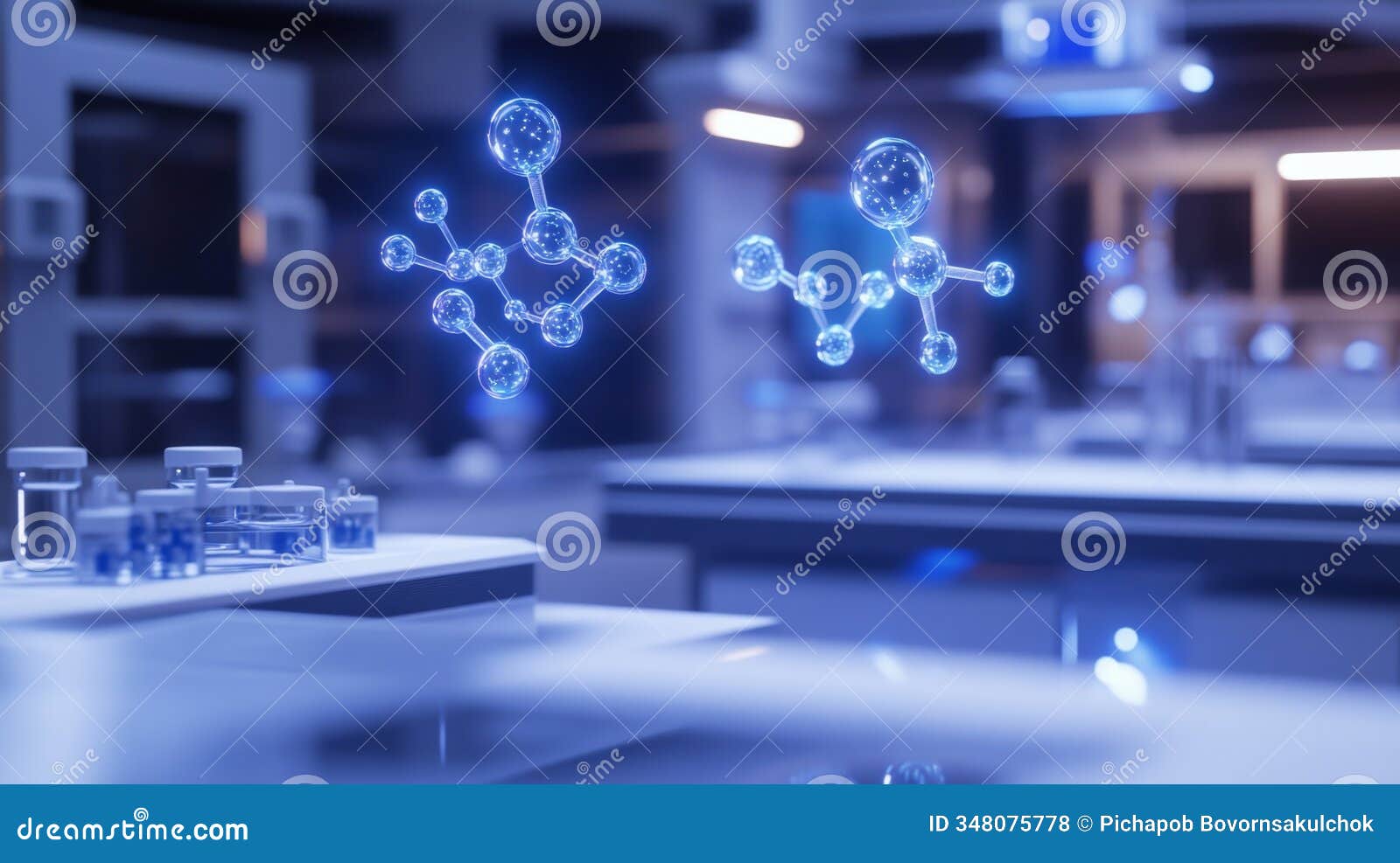 Holographic Molecular Model in a High-Tech Laboratory Environment ...