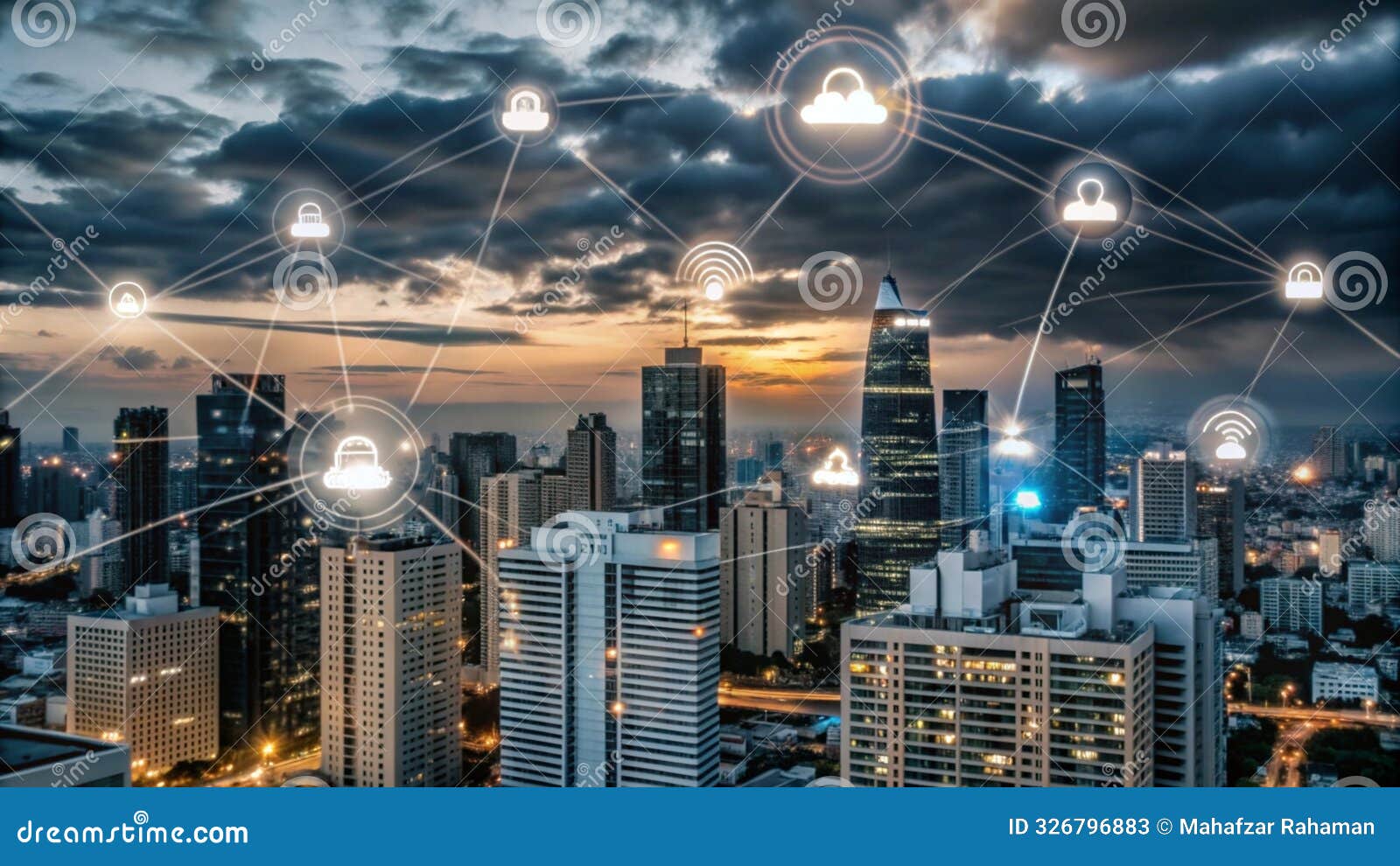 5G: the Backbone of Modern Connectivity and Smart City Evolution Stock ...