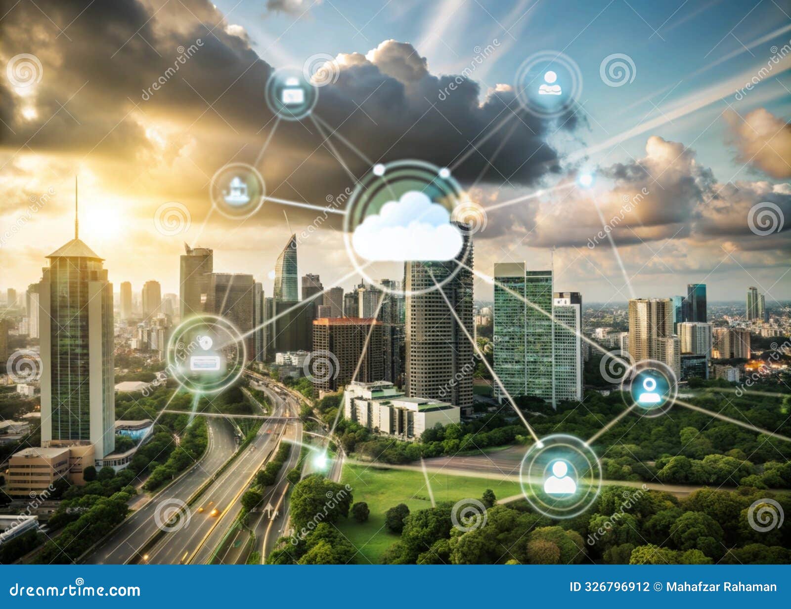 5G: the Backbone of Modern Connectivity and Smart City Evolution Stock ...