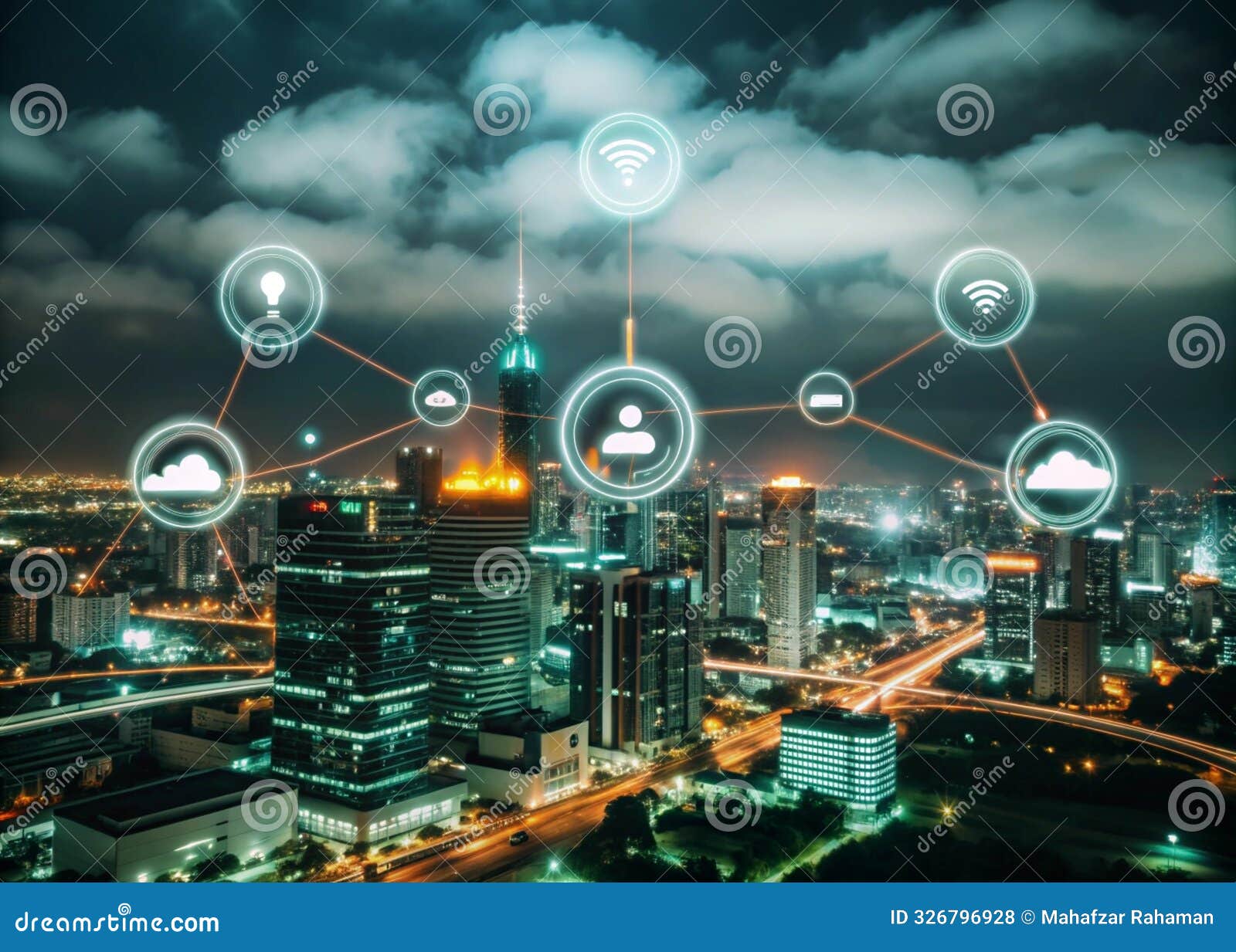 5G: the Backbone of Modern Connectivity and Smart City Evolution Stock ...