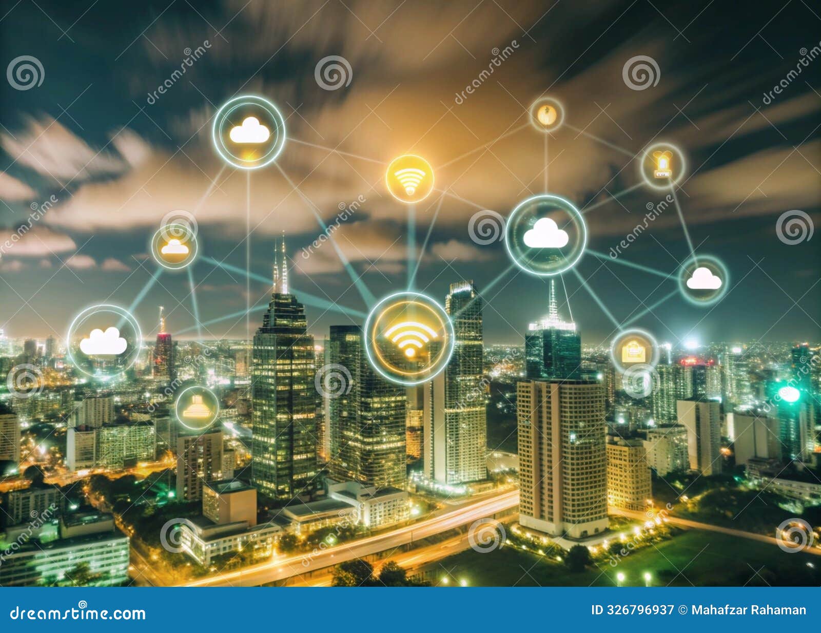 5G: the Backbone of Modern Connectivity and Smart City Evolution Stock ...