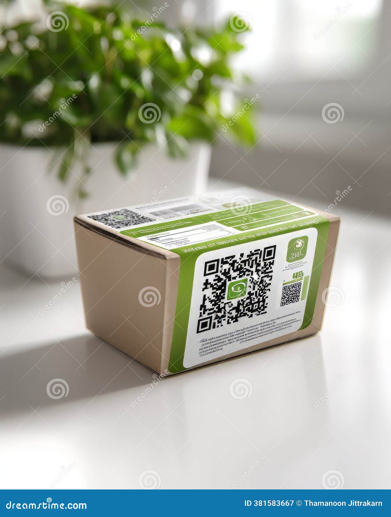 Smart Packaging Line Icons Collection. RFID, QR Codes, NFC, Bio-based ...