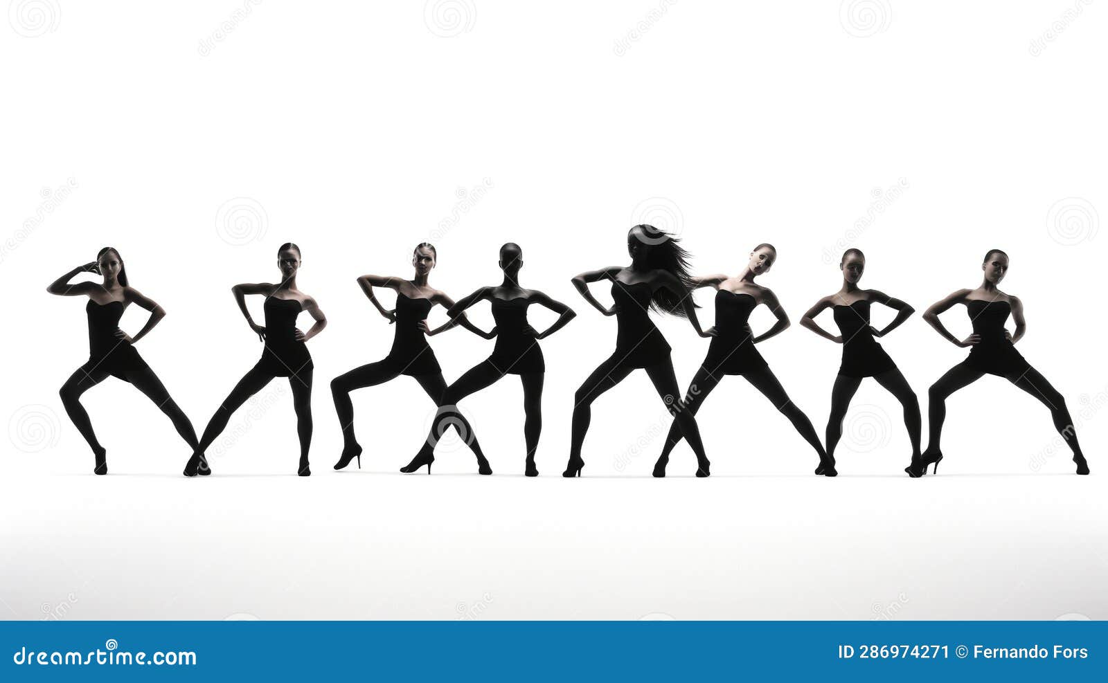 Dance Poetry: AI-Rendered Choreography Dancers Artwork Stock Image ...