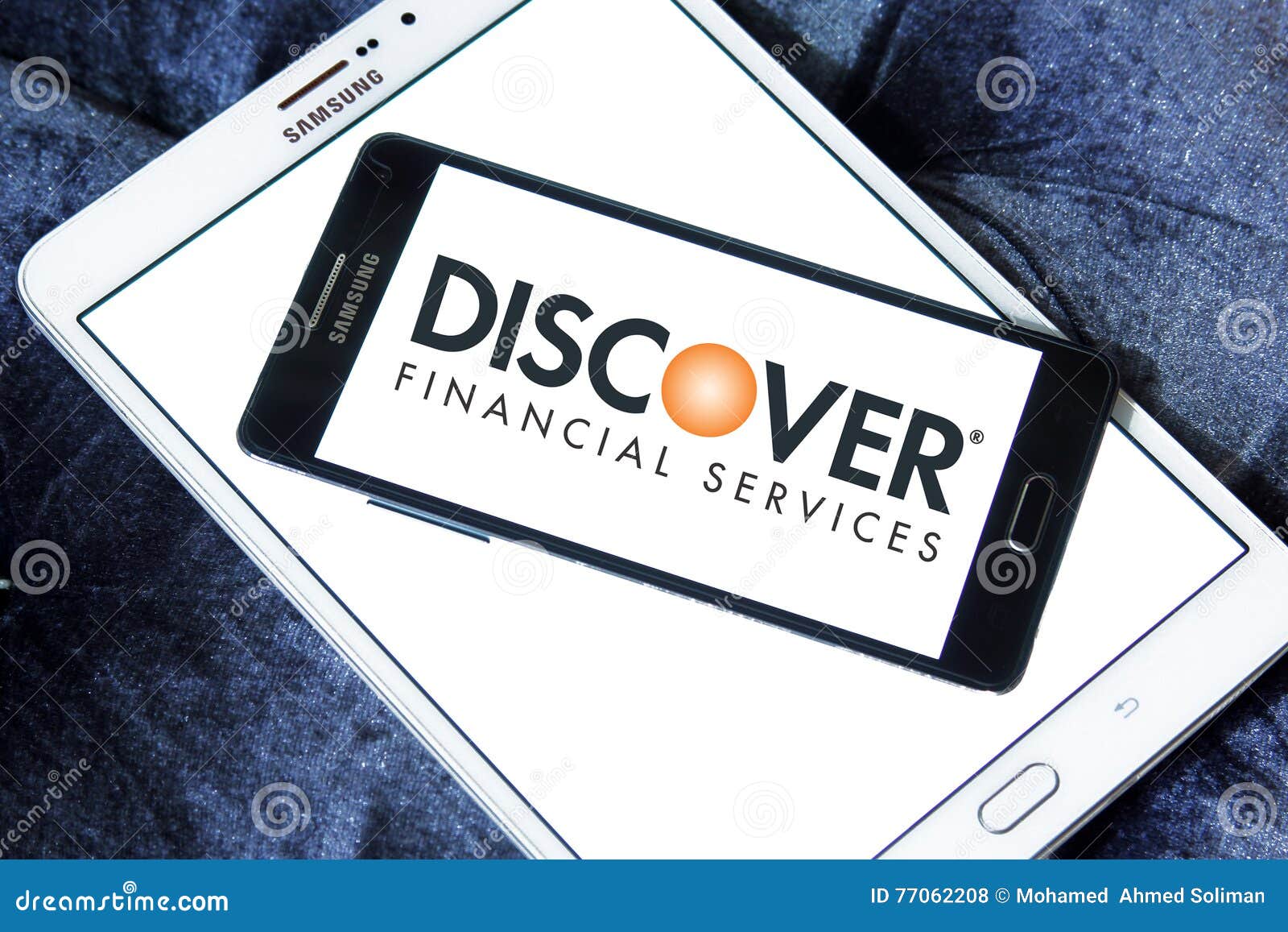 Discover logo editorial stock photo. Image of finance - 77062208