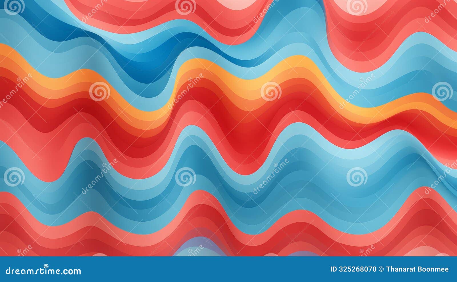 Discover Modern Moire Art with Geometric Designs, Flat Illustrations ...