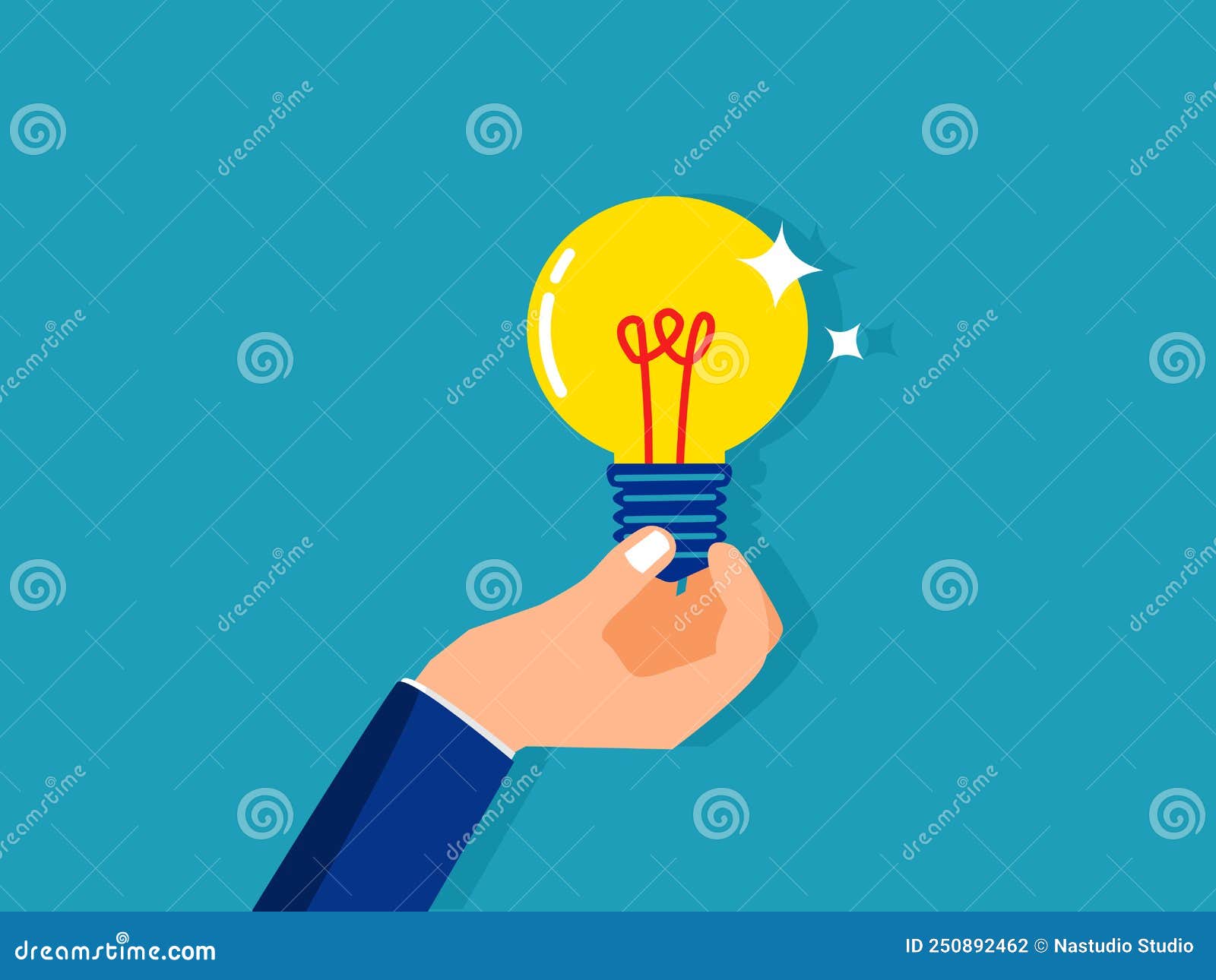 Discover New Business Ideas. Leader of New Ideas and Innovations Stock ...