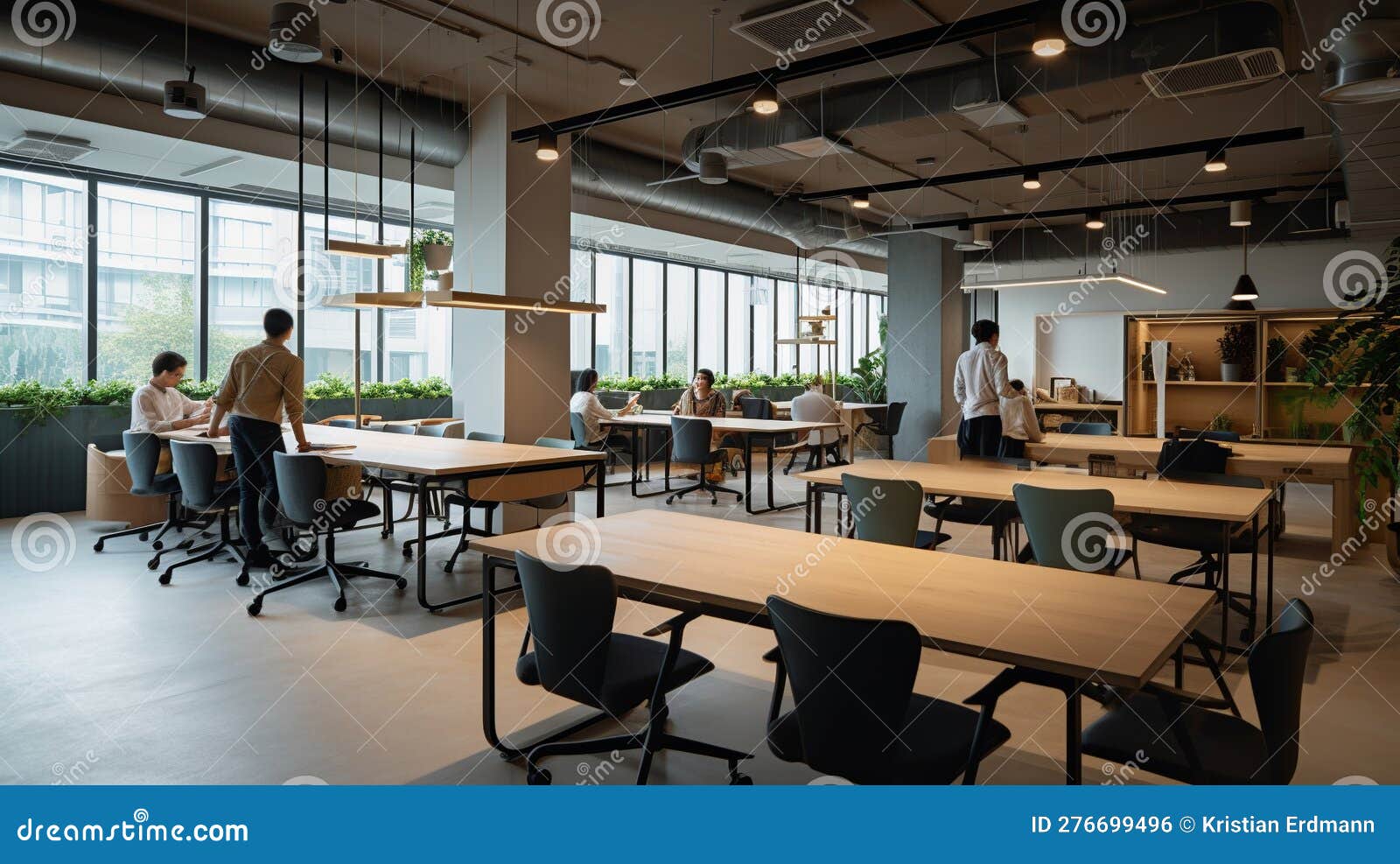 Modern Co-Working Space: Ergonomic, Collaborative, and Well-Equipped ...
