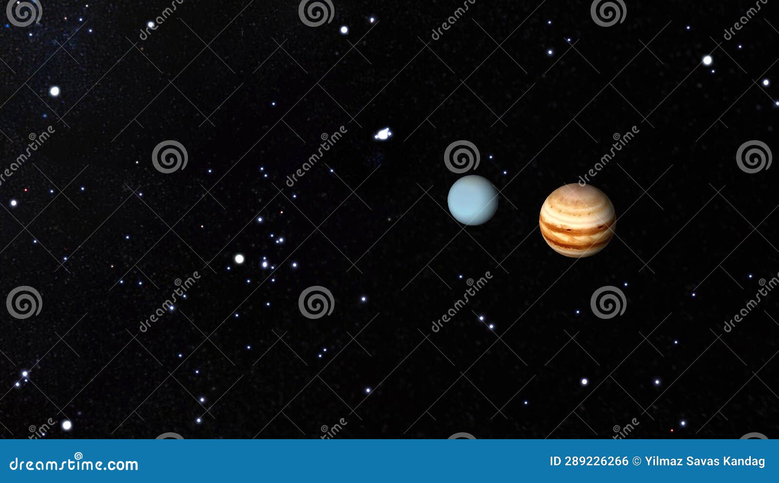 Infinity from the Sky. Space and Planets Stock Illustration ...