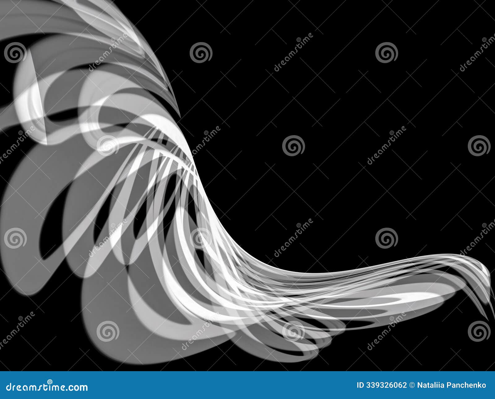 Discover this Striking Black and White Abstract Background Featuring ...