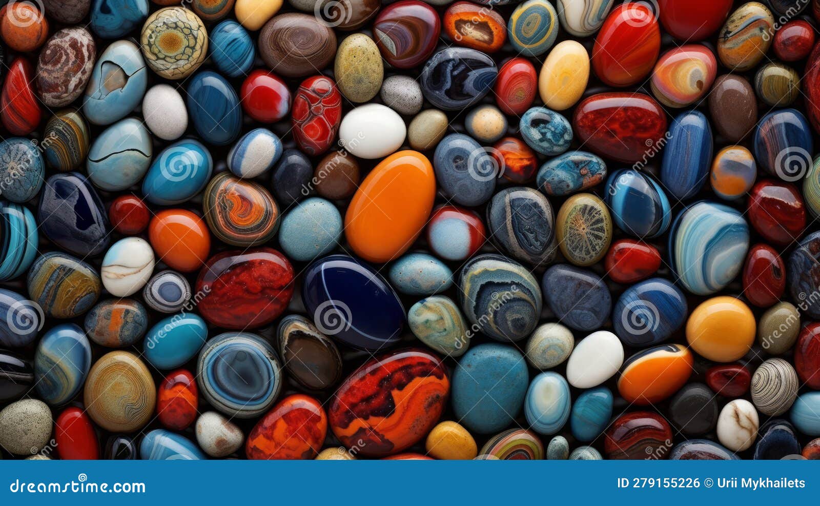 Colorful Pebble Symphony: a Harmonious Composition of Nature S Palette ...