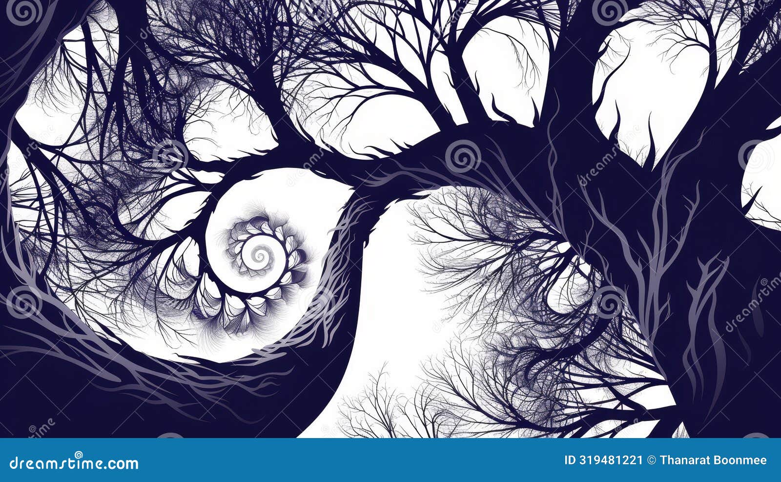 Discover the Unique Spiral Tree, Its Branches Weaving Complex Designs ...