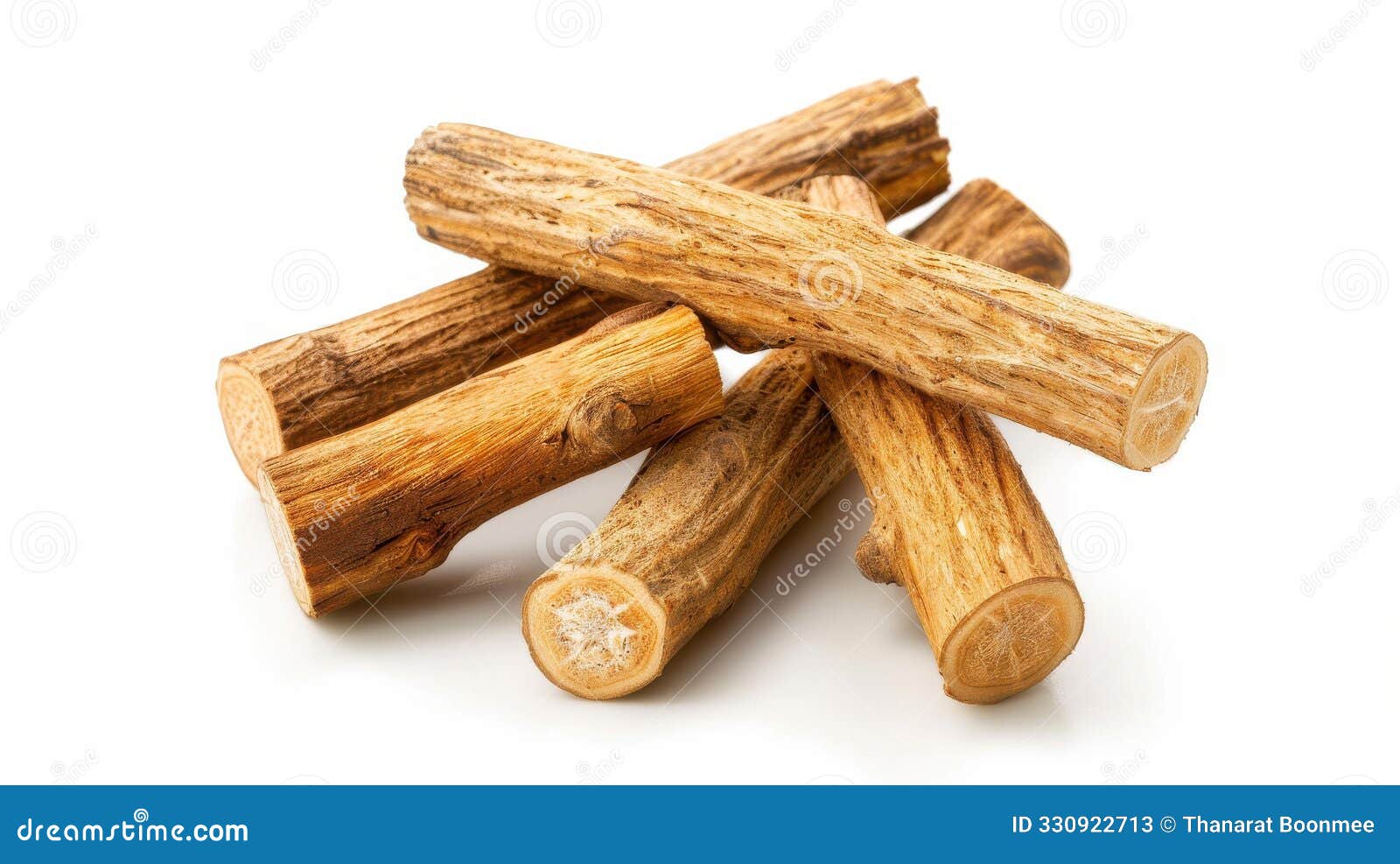 Discover the Unique Texture and Flavor of Real Licorice Root, Isolated ...