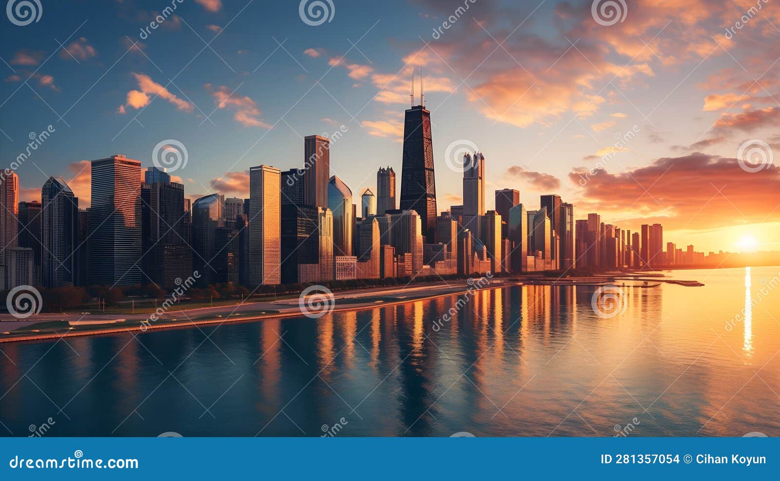 Discover the Vibrant Colors of Chicago S Architecture Stock ...