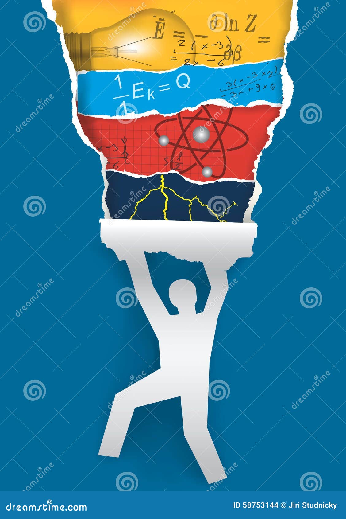 Discover the World of Physics. Stock Vector - Illustration of physical ...