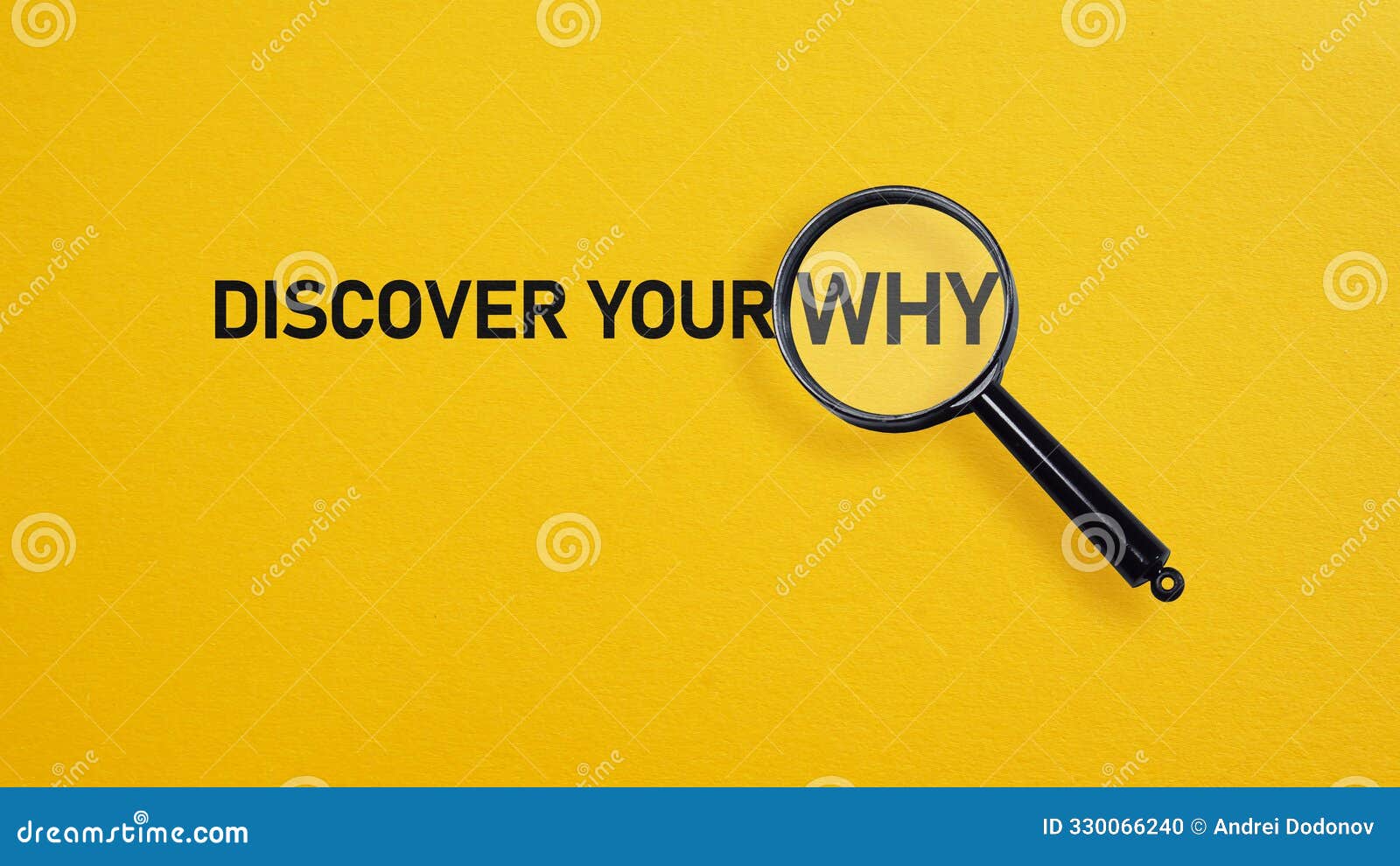 Discover Your Why is Shown Using the Text Stock Photo - Image of basis ...