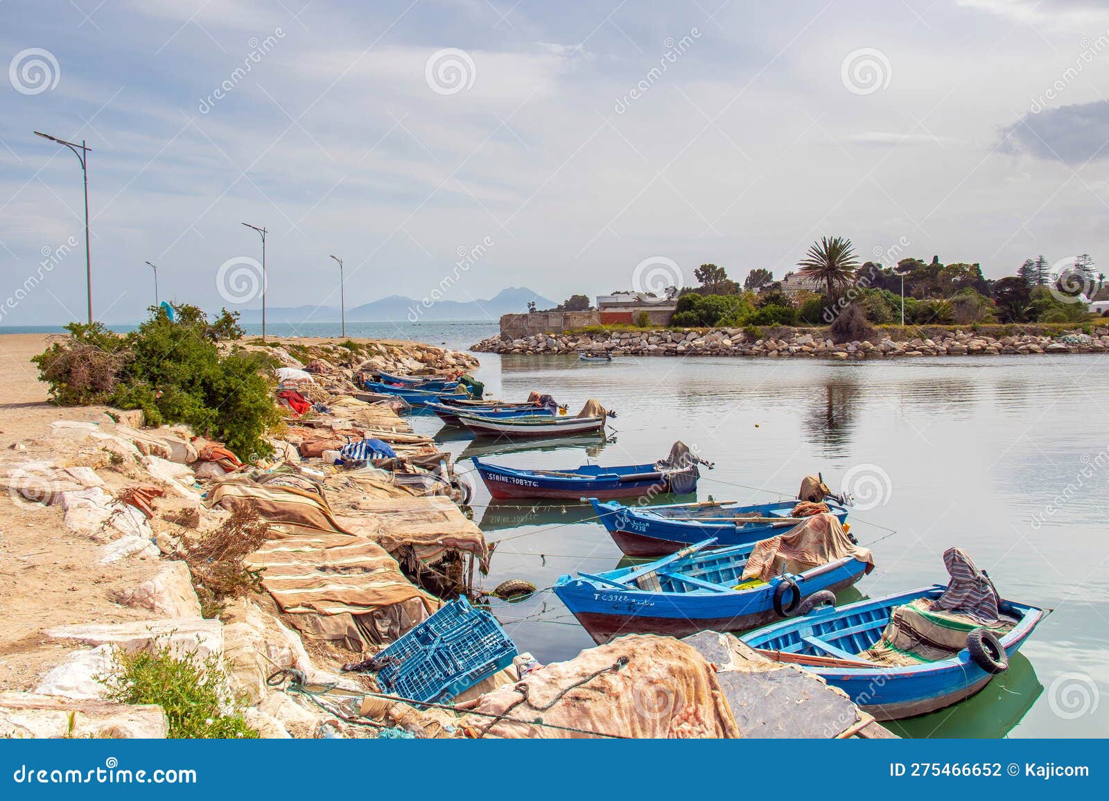 Discovering the Ancient Punic Ports of Carthage Stock Photo - Image of ...