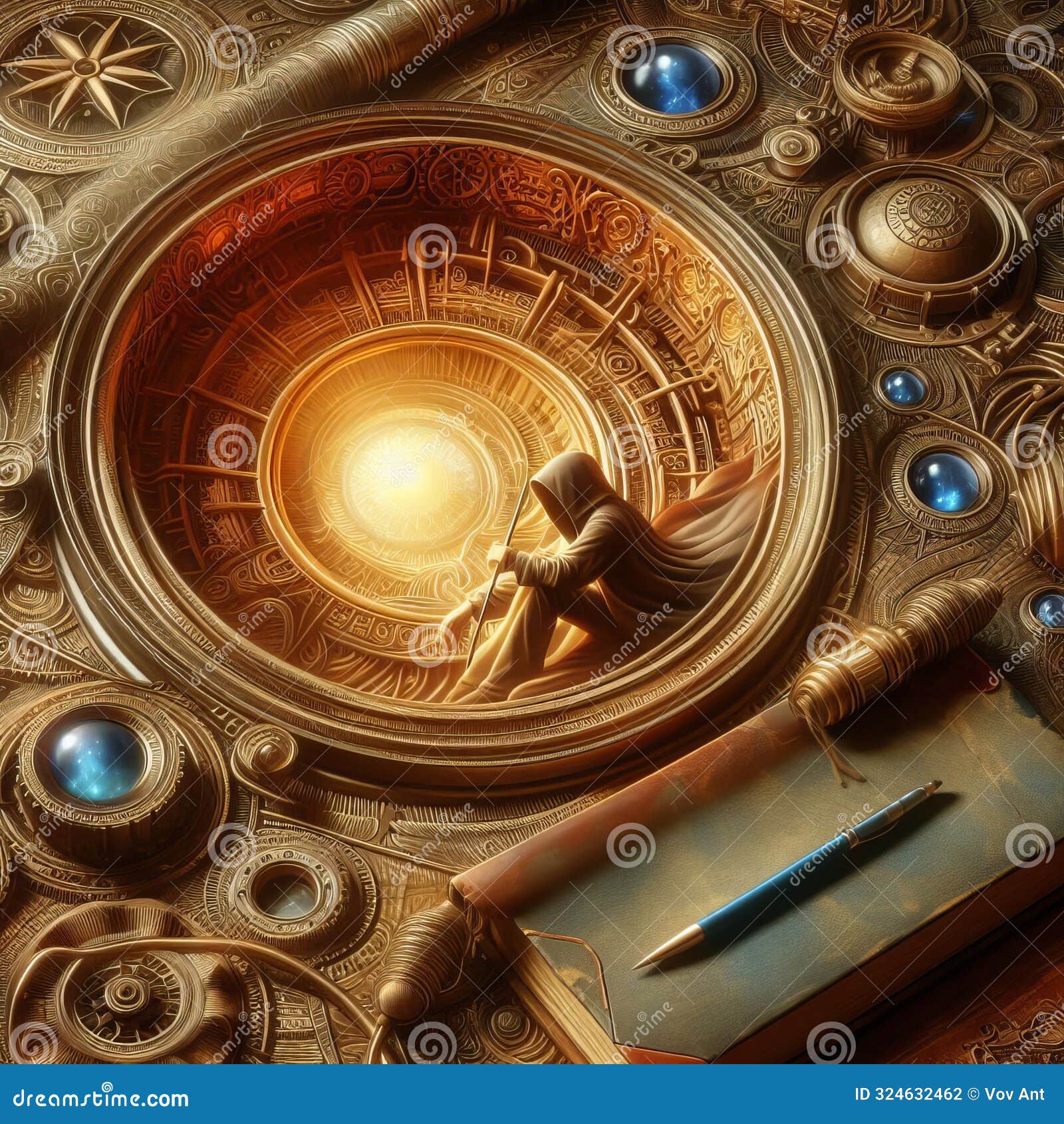 Discovering a Hidden Source of Ancient Wisdom Dreaming Abot Dis Stock ...