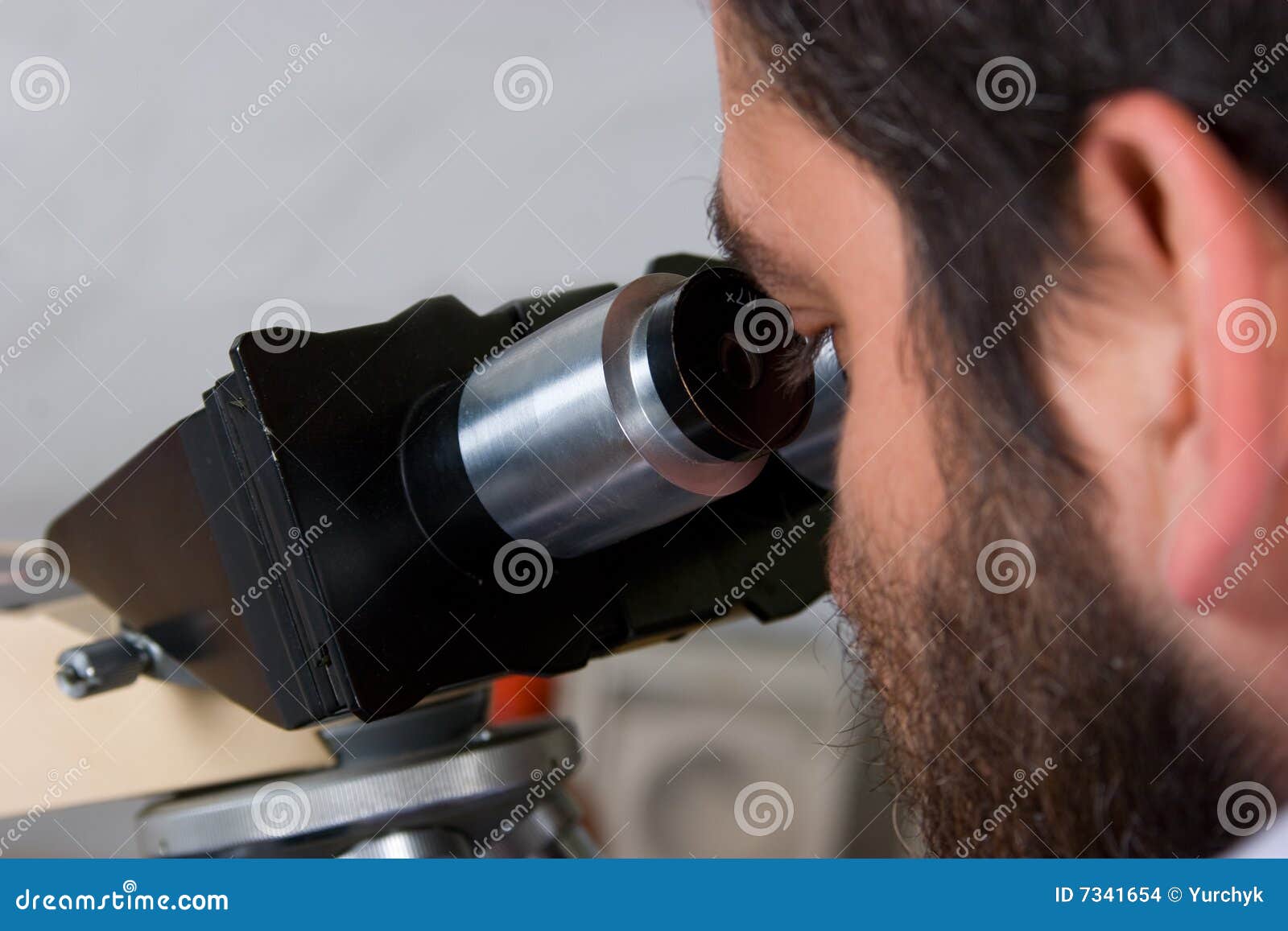 Discovery stock photo. Image of analysis, microscope, human - 7341654
