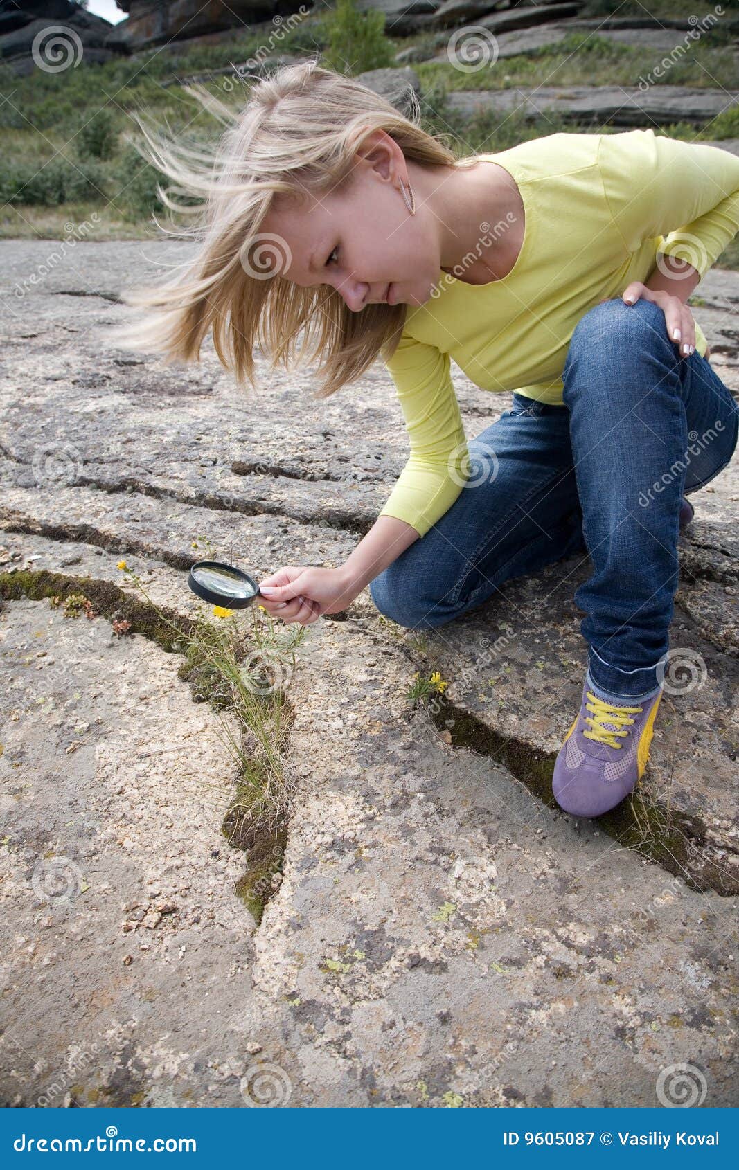 Discovery stock image. Image of cloud, lens, caucasian - 9605087