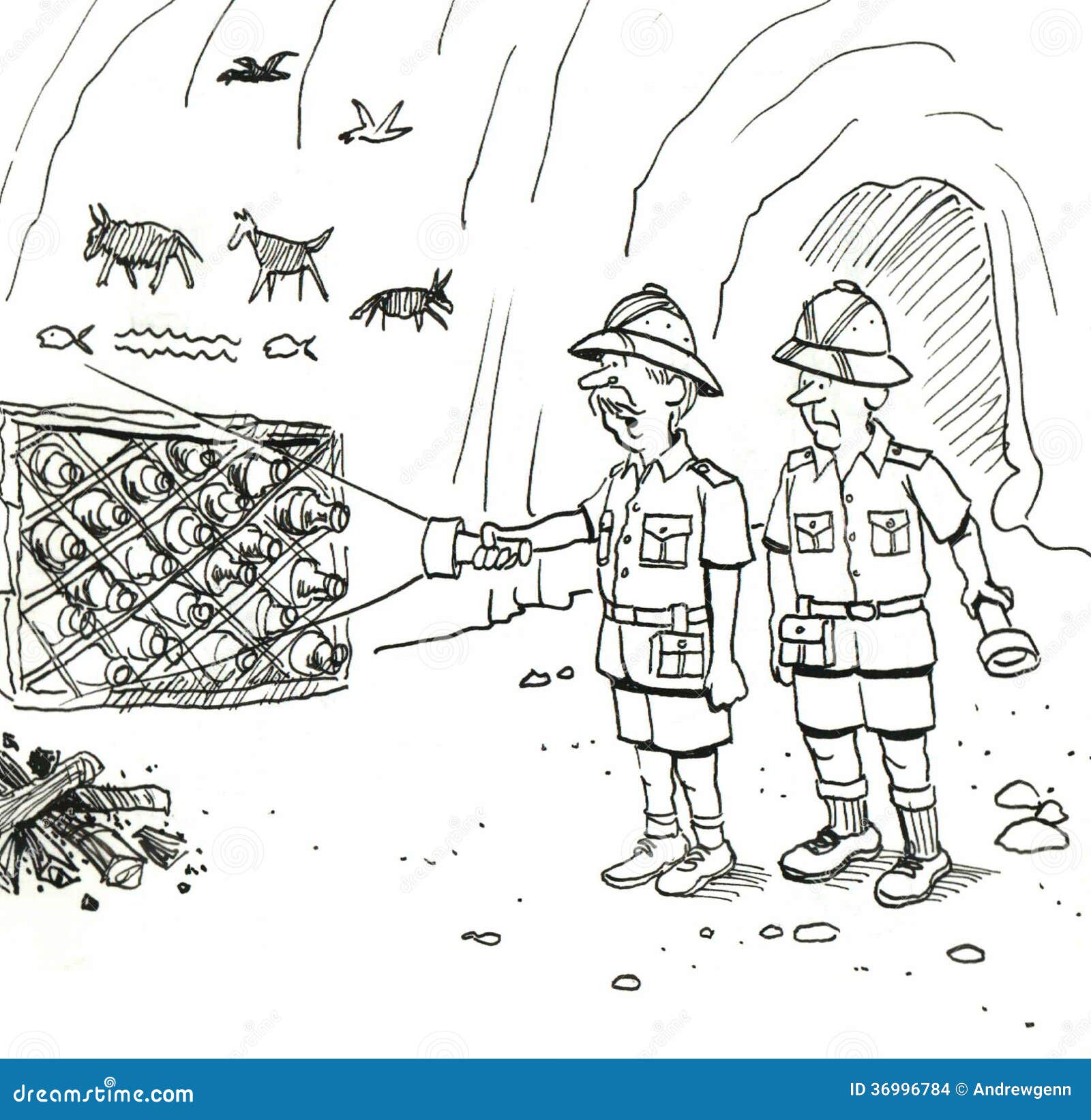 Discovery stock illustration. Illustration of male, scientists - 36996784