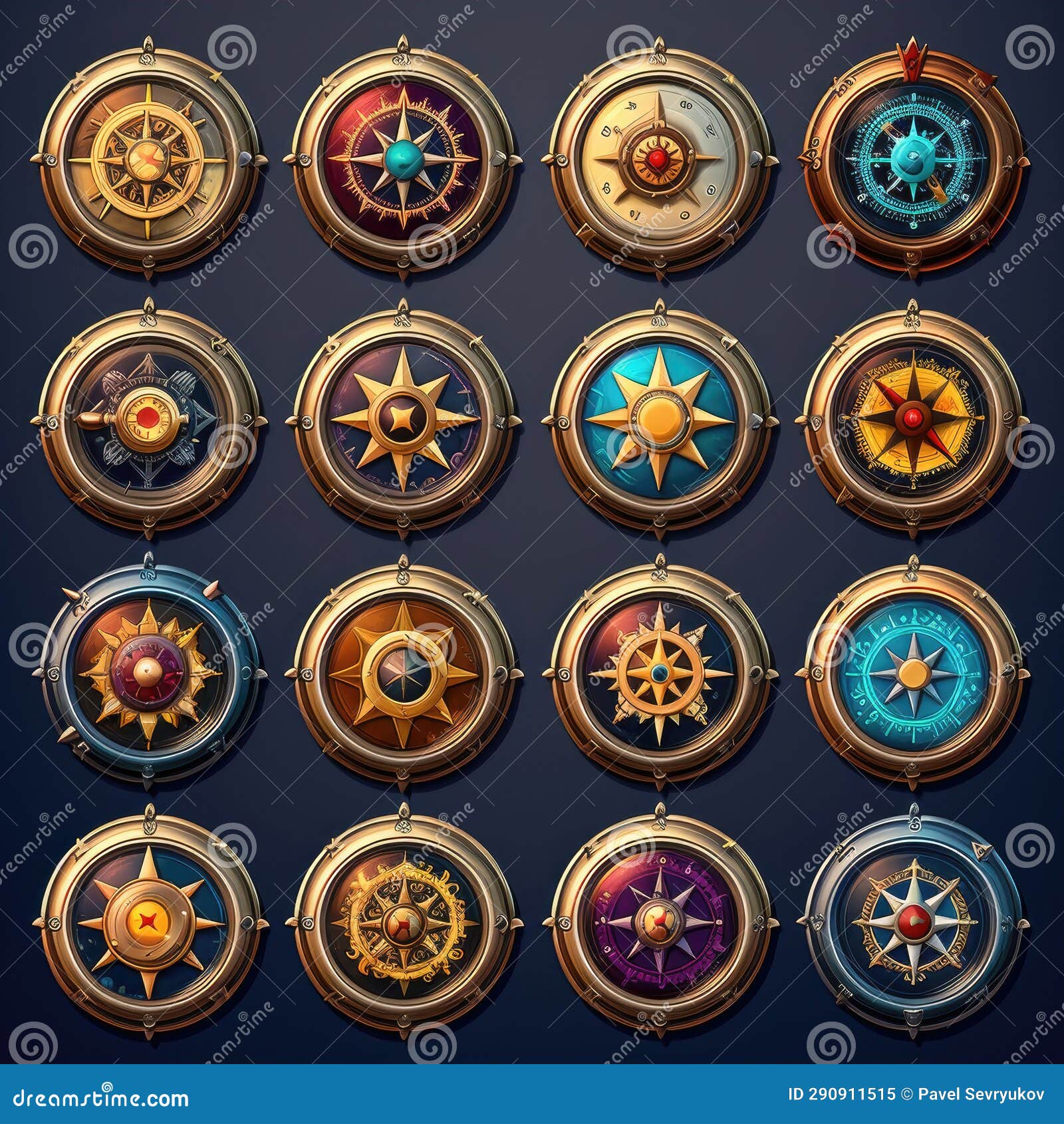 Discovery Compass Game Ai Generated Stock Image - Image of arrow ...