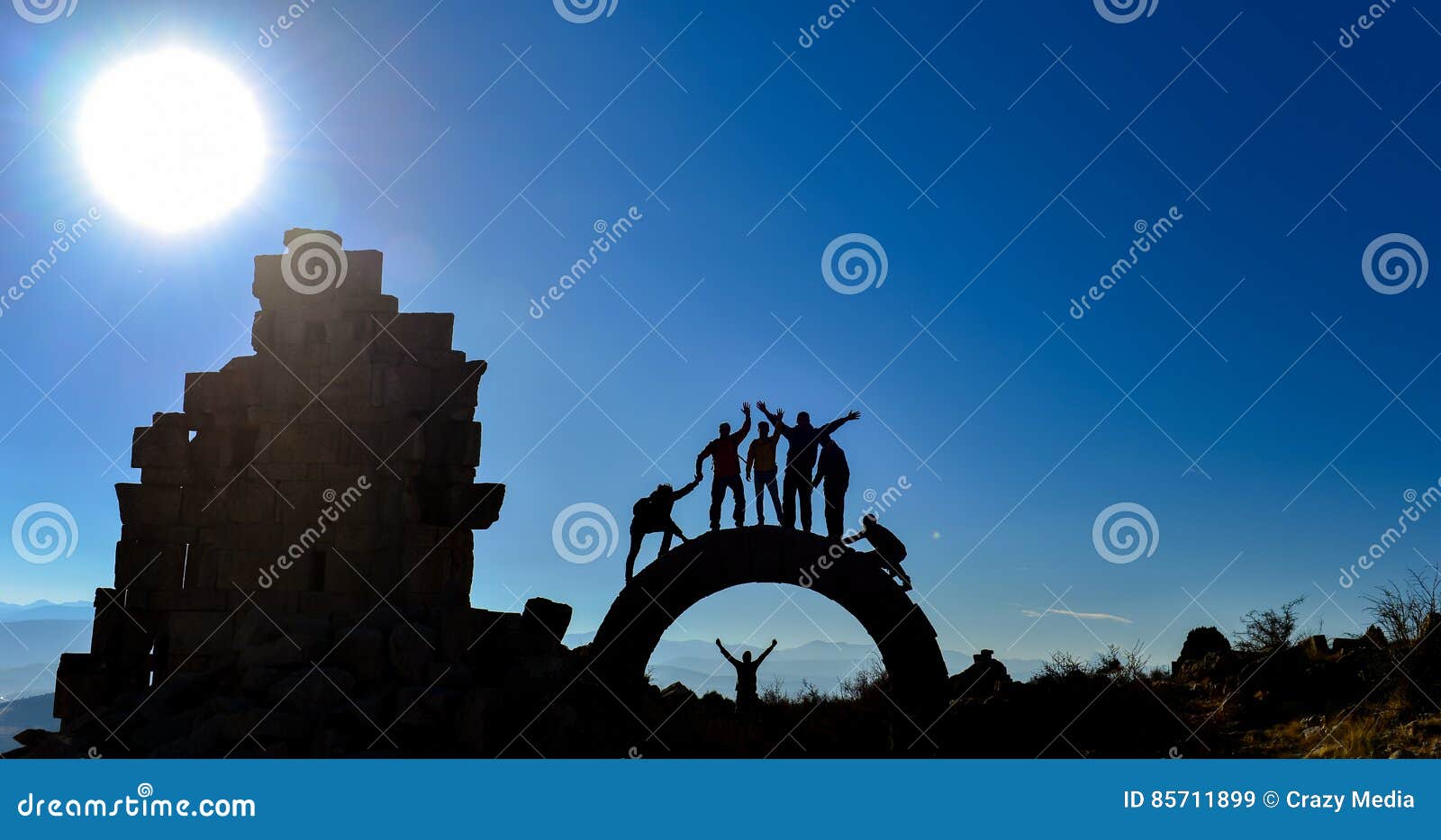 Discovery People & Adventurer Group Stock Image - Image of explorer ...