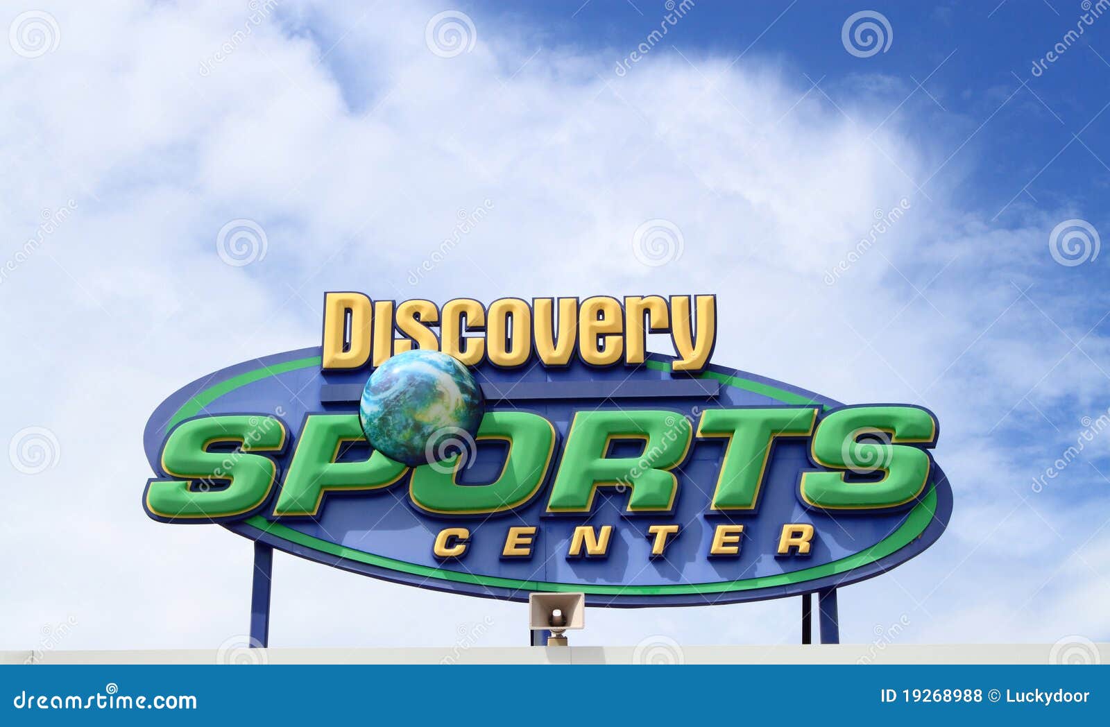 Discovery Sports Center Sign Editorial Stock Photo - Image of events ...