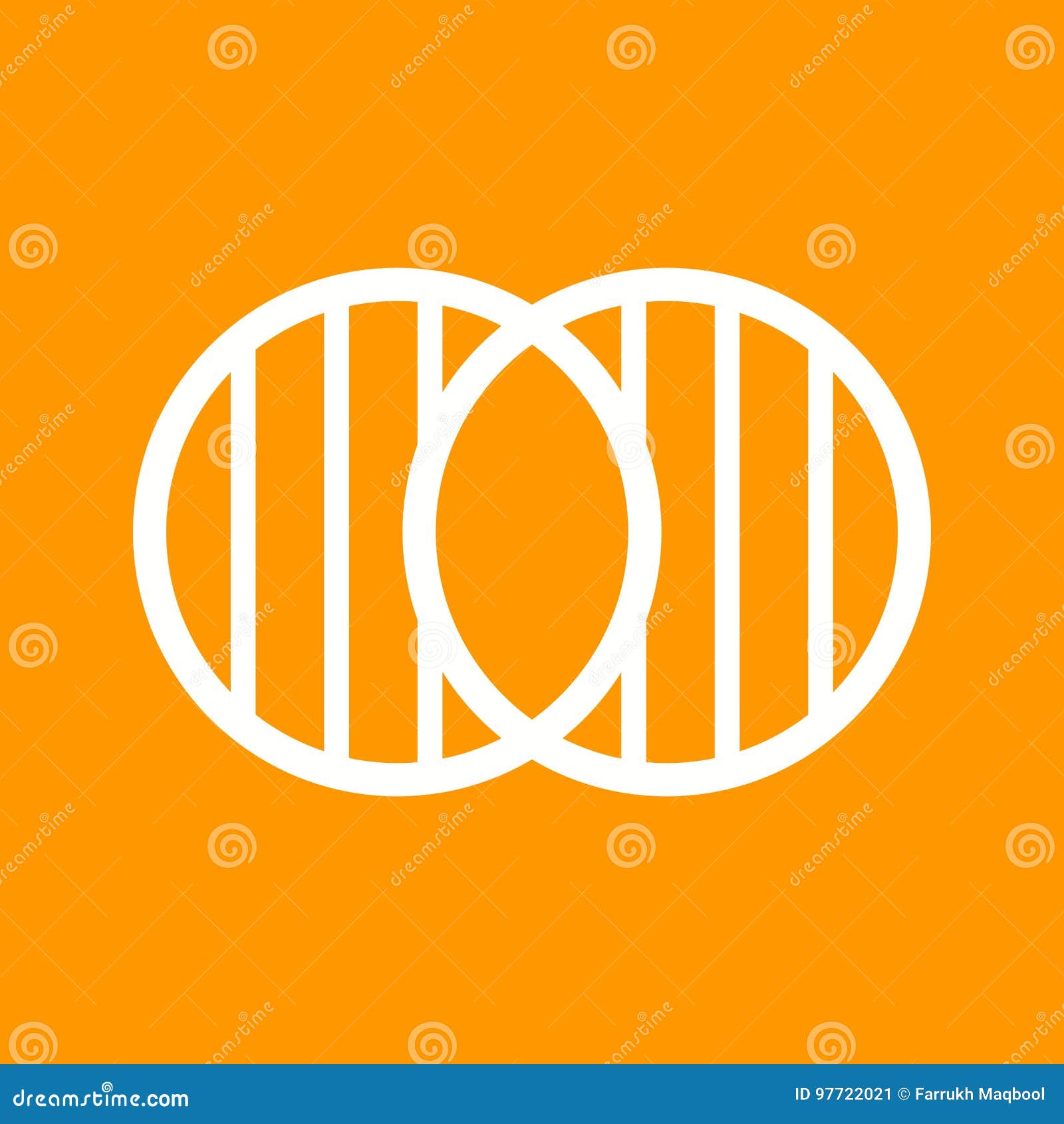 Discrete Math stock vector. Illustration of diagram, venn - 97722021