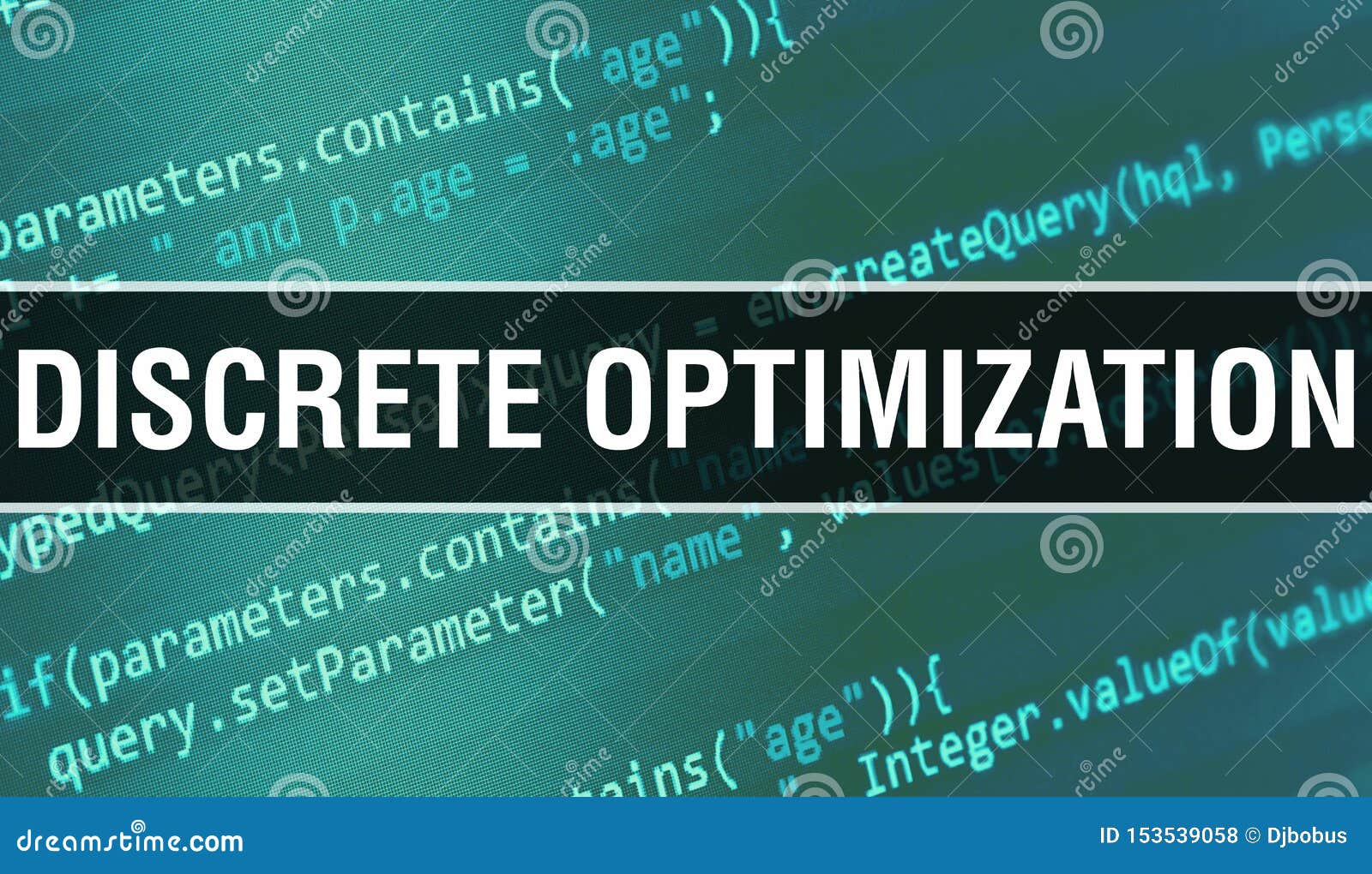 Discrete Optimization Concept With Random Parts Of Program Code Discrete Optimization With