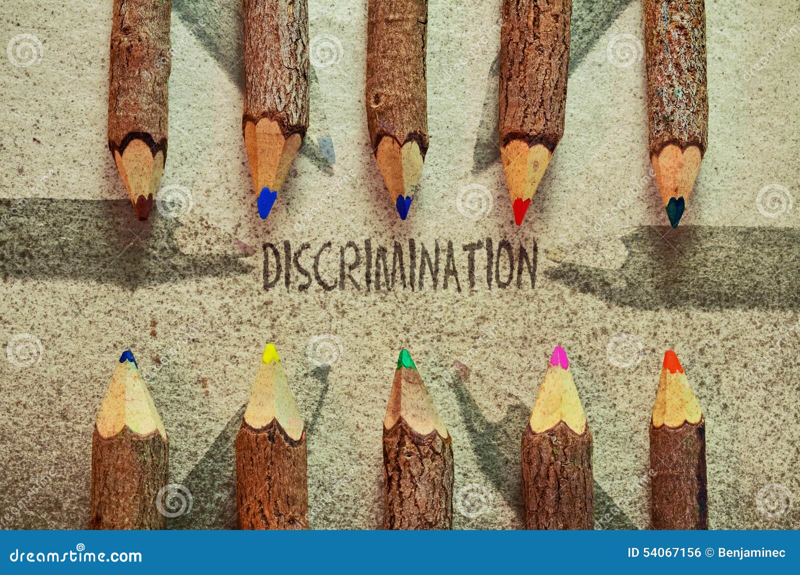 Discrimination stock illustration. Illustration of concept - 54067156