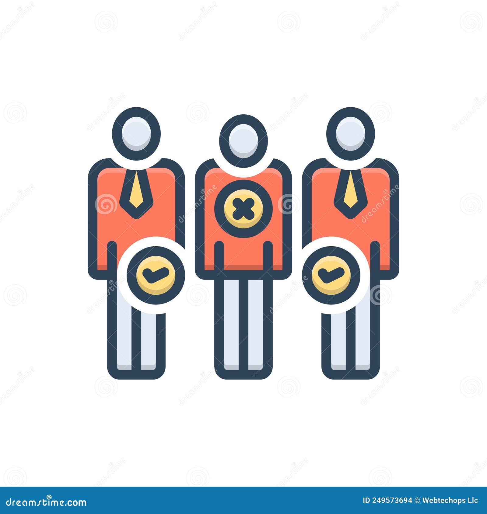 Differentiation, Discrimination Icon Royalty-Free Stock Photography ...