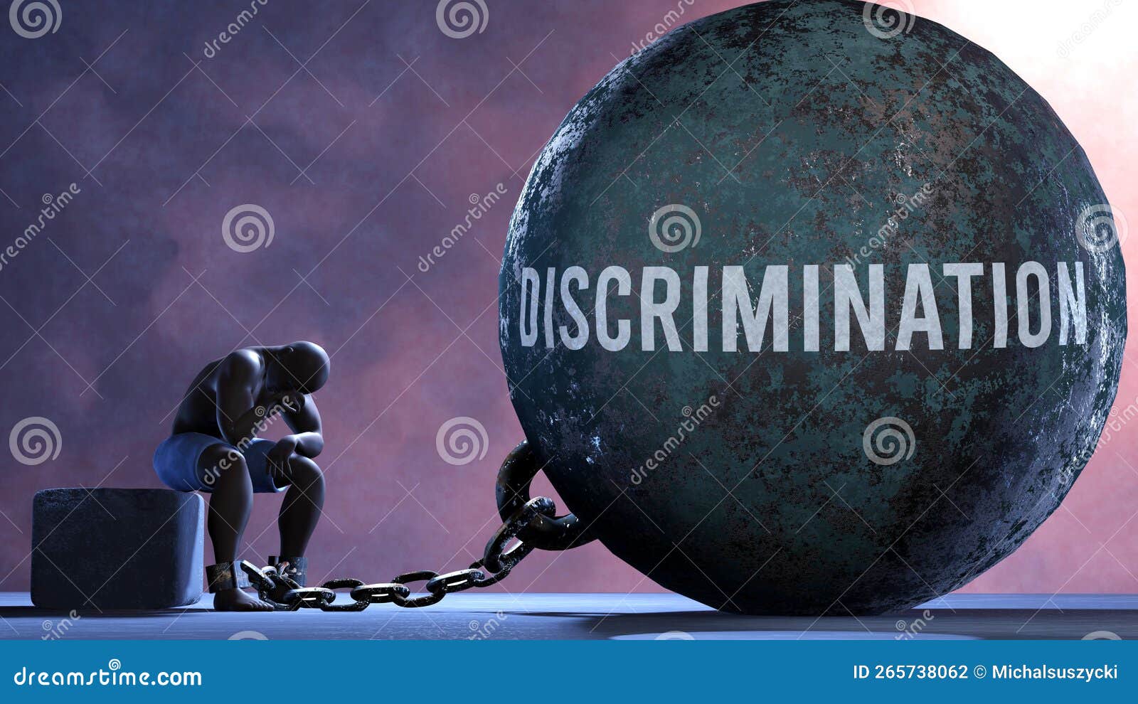 Discrimination that Limits Life Stock Photo - Image of control, help ...
